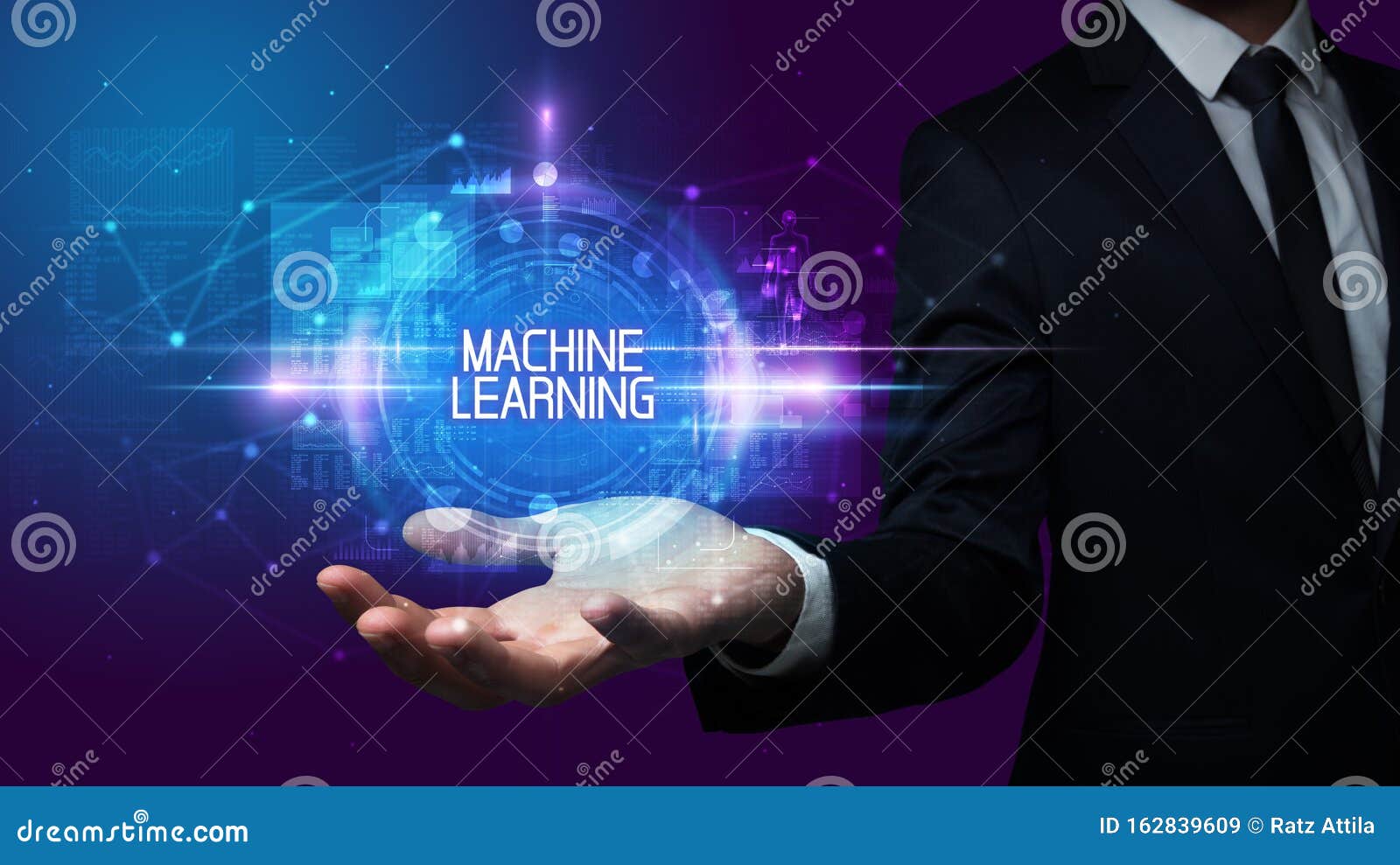 Man Hand Holding Digital Technology Concept Stock Image - Image of hand ...