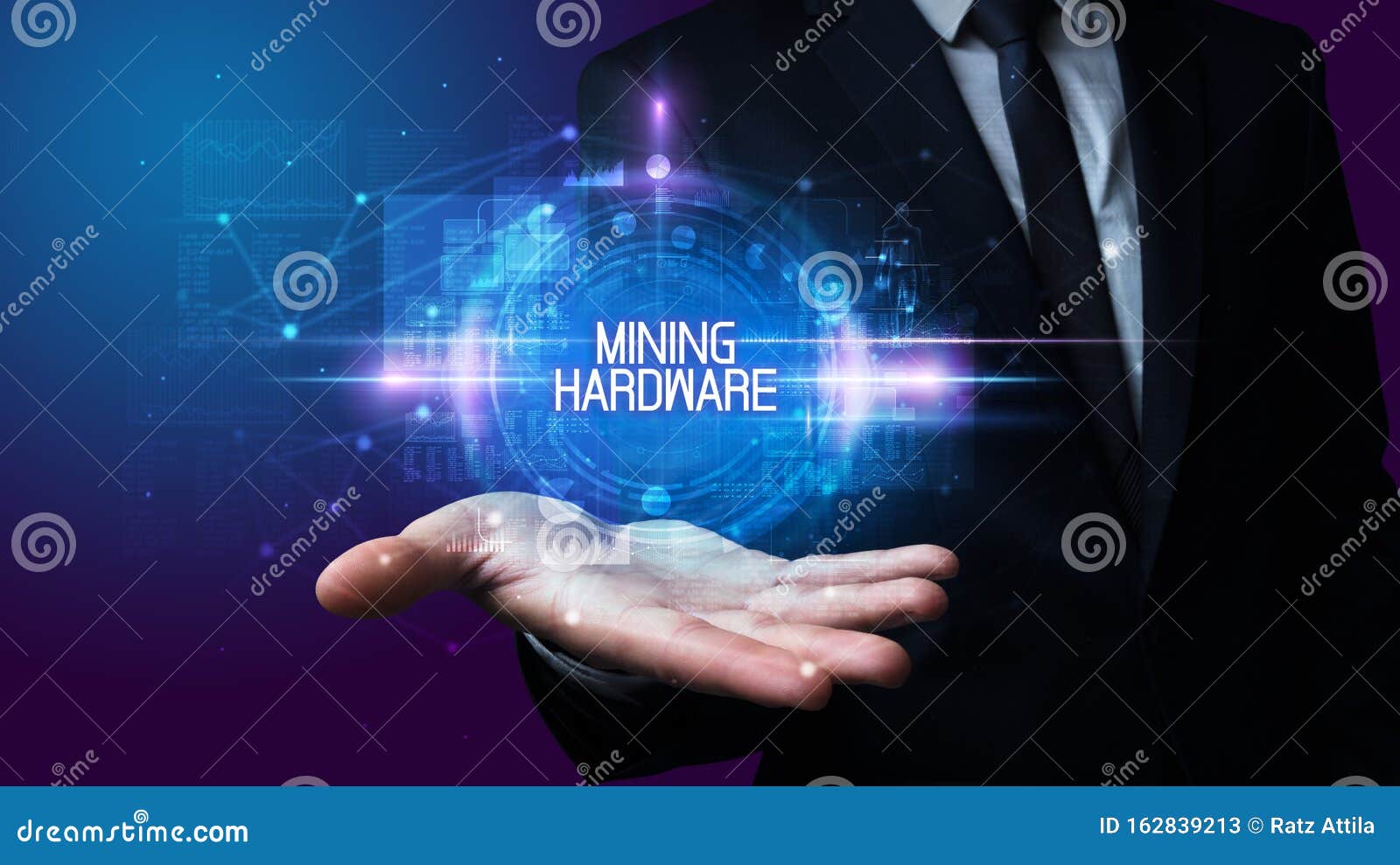 Man Hand Holding Digital Technology Concept Stock Image - Image of ...