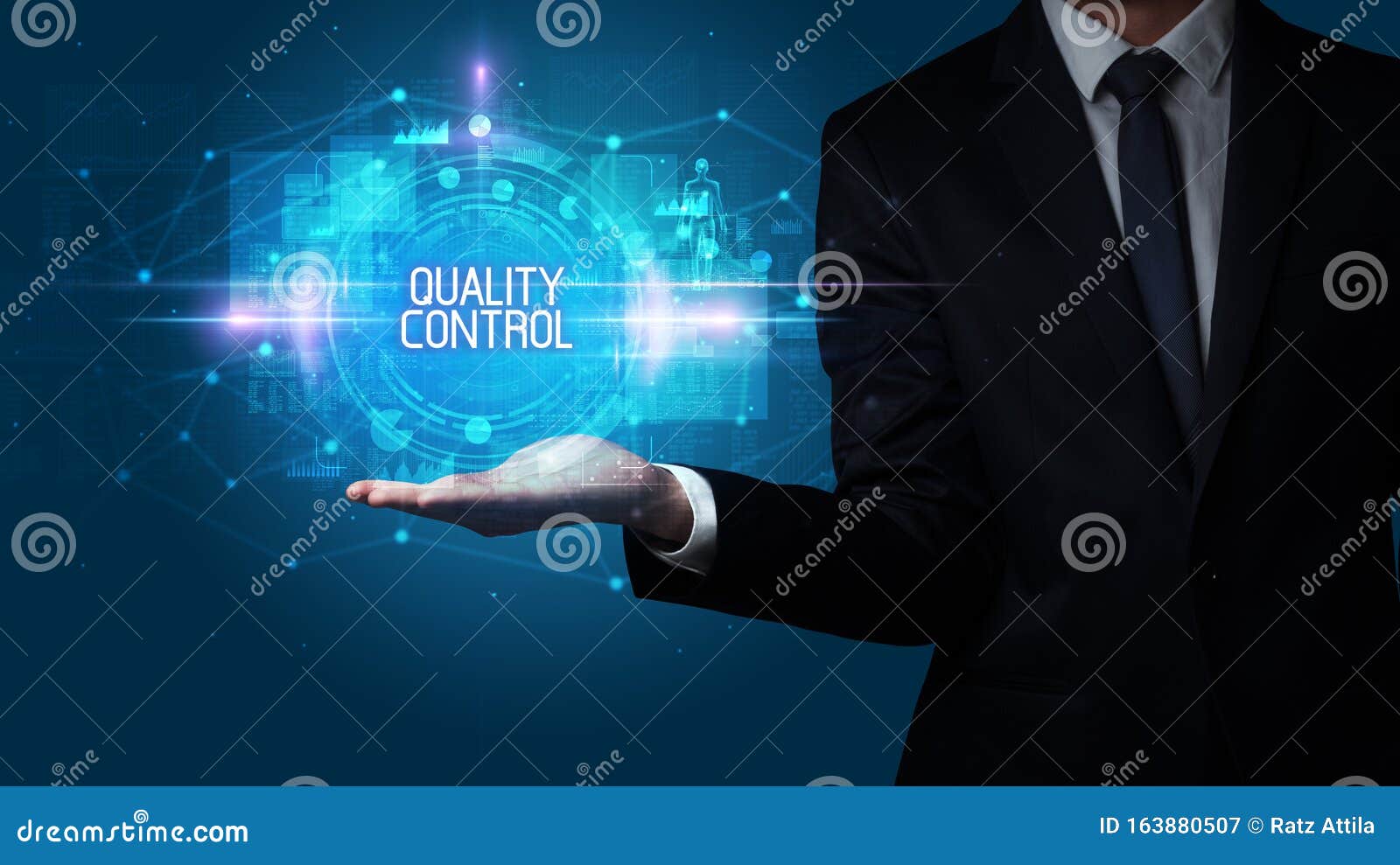 Man Hand Holding Digital Technology Concept Stock Image - Image of ...