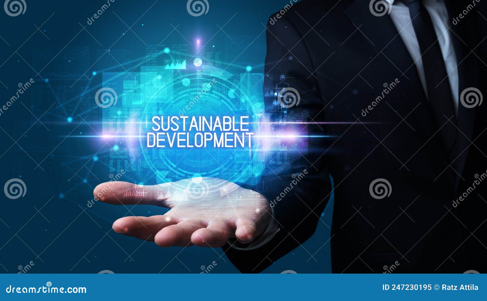 Man Hand Holding Digital Technology Concept Stock Image - Image of ...