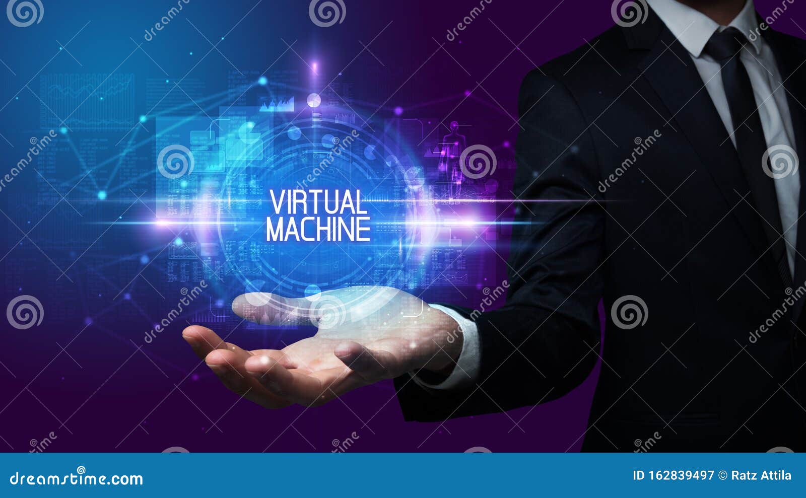 Man Hand Holding Digital Technology Concept Stock Image - Image of ...