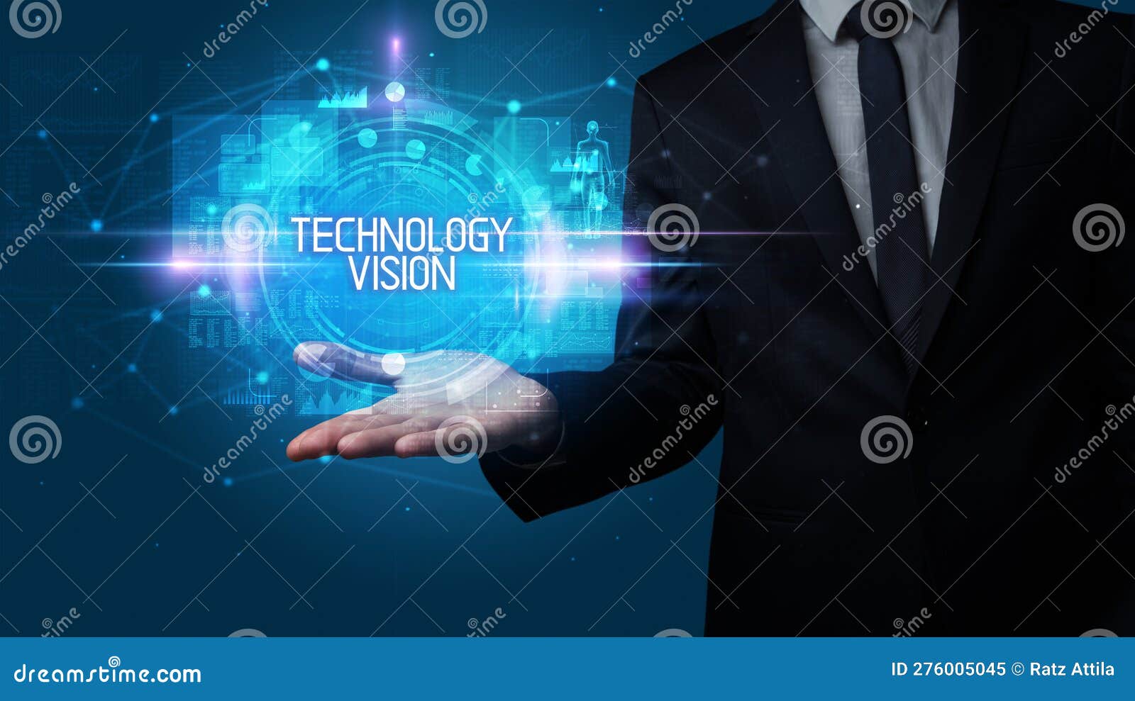 Man Hand Holding Digital Technology Concept Stock Image - Image of hand ...