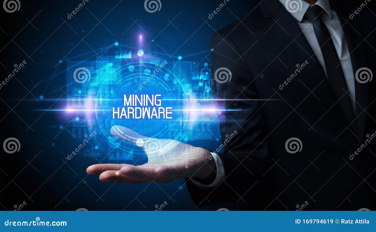 Man Hand Holding Digital Technology Concept Stock Image - Image of ...