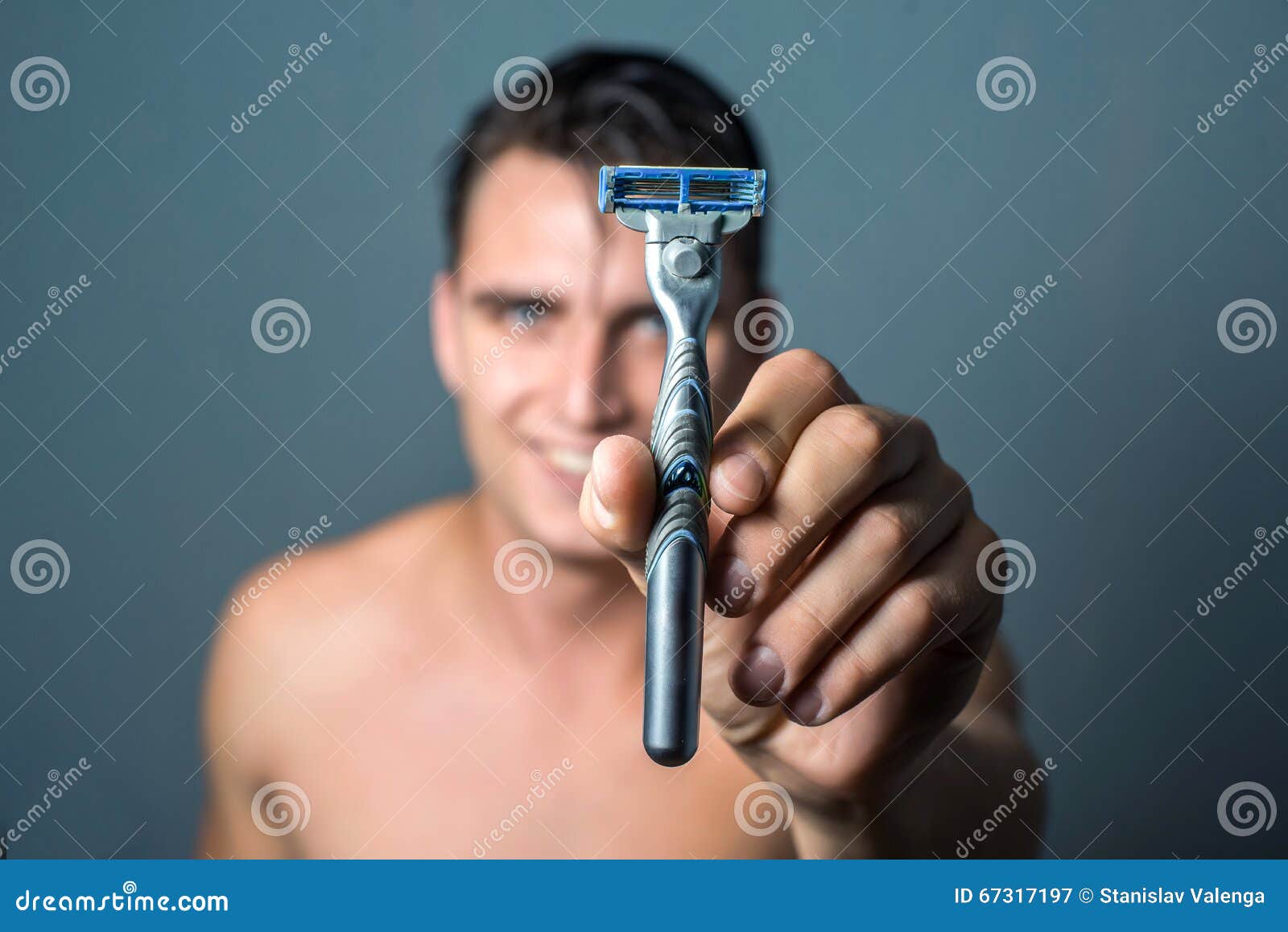 Man hand holding an shaver stock image. Image of looking - 67317197