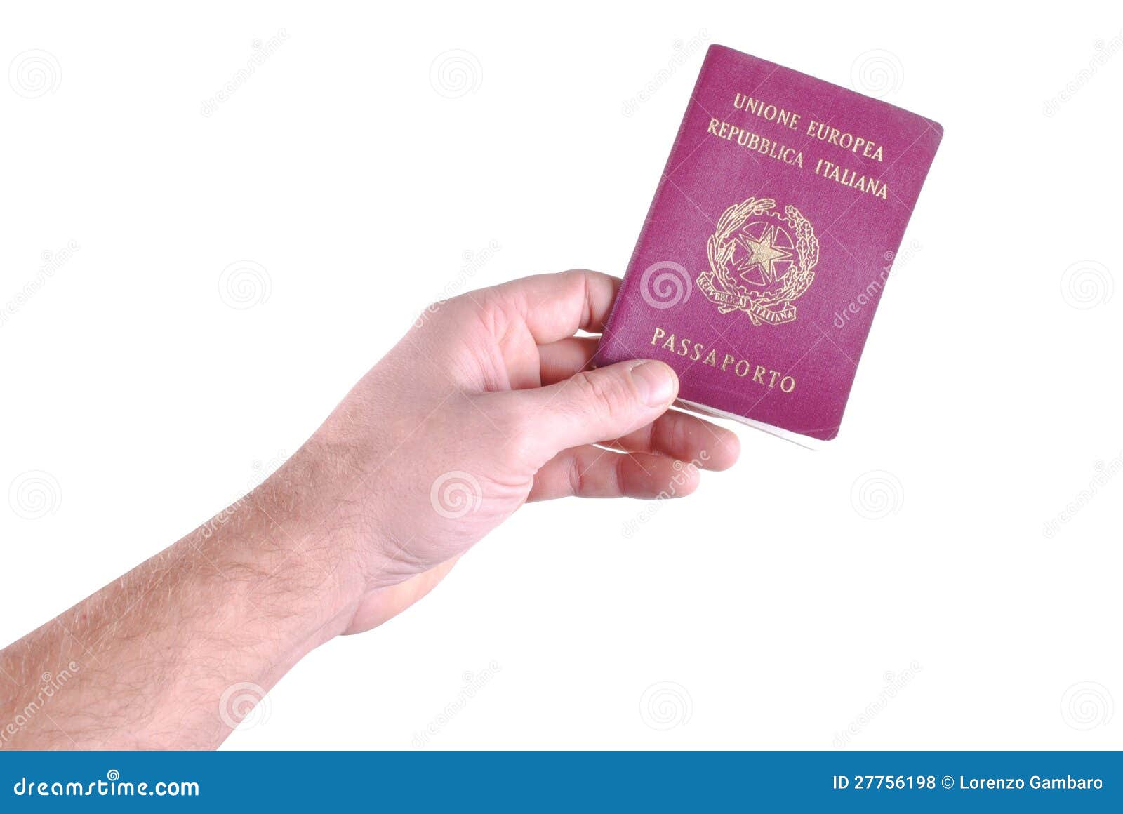 Italian Passport. European Air Route Map Royalty-Free Stock Photo ...