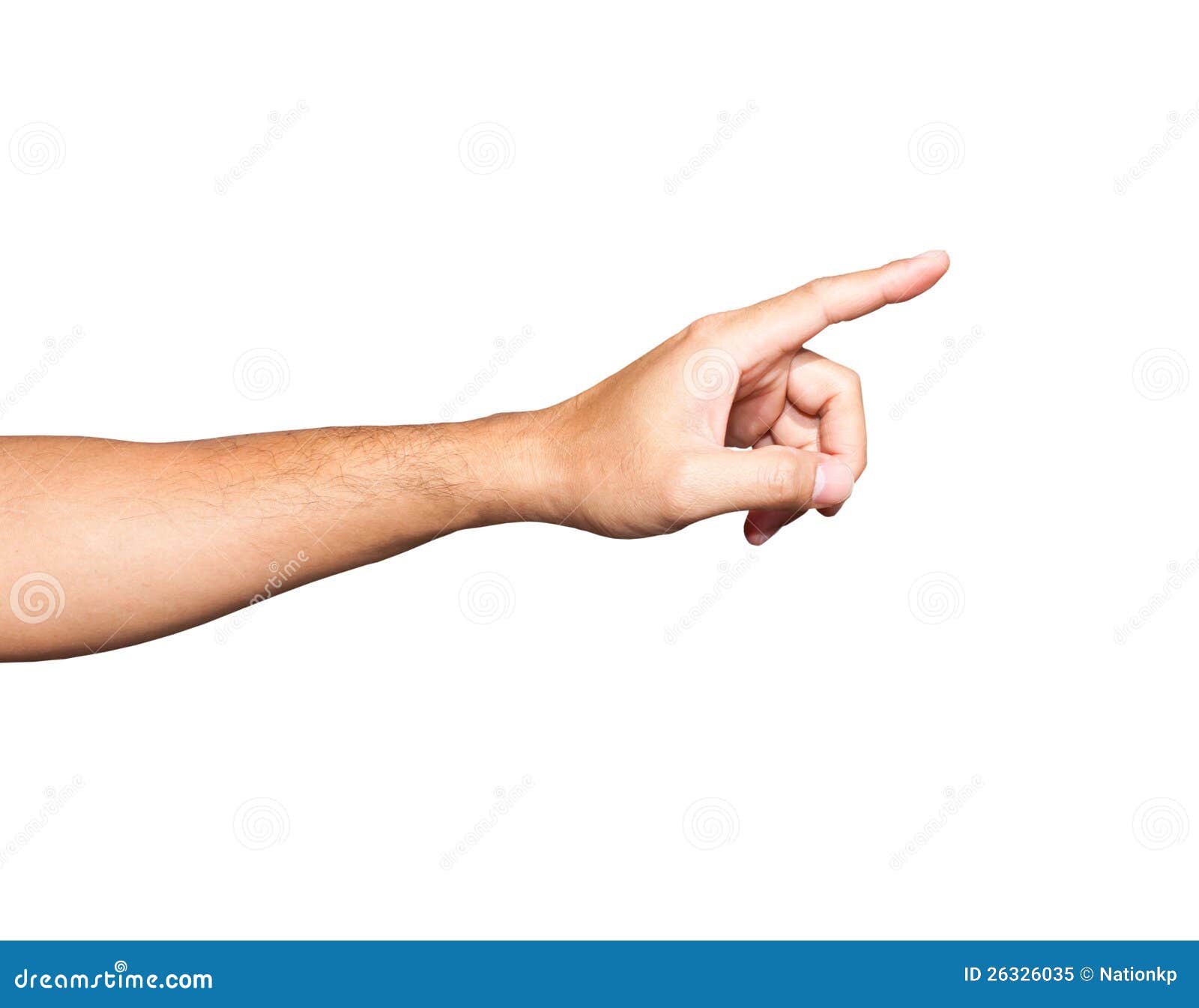 Man hand isolated stock image. Image of point, hands - 26326035
