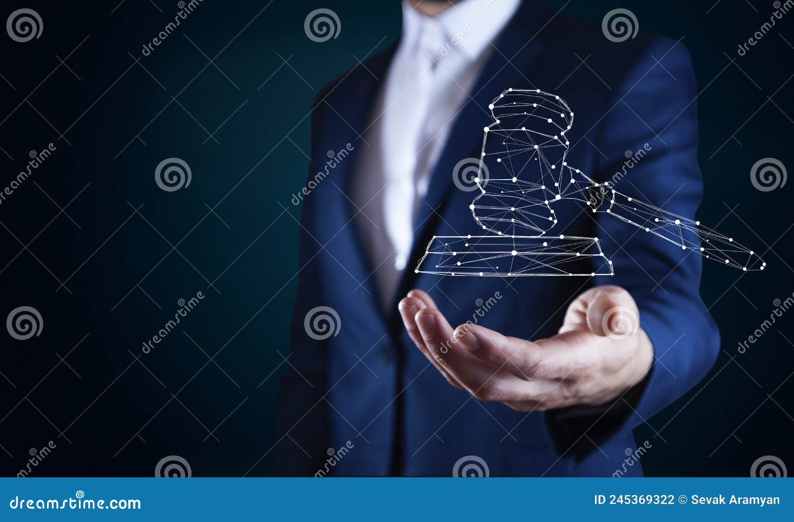 Man hand judge in screen stock photo. Image of black - 245369322
