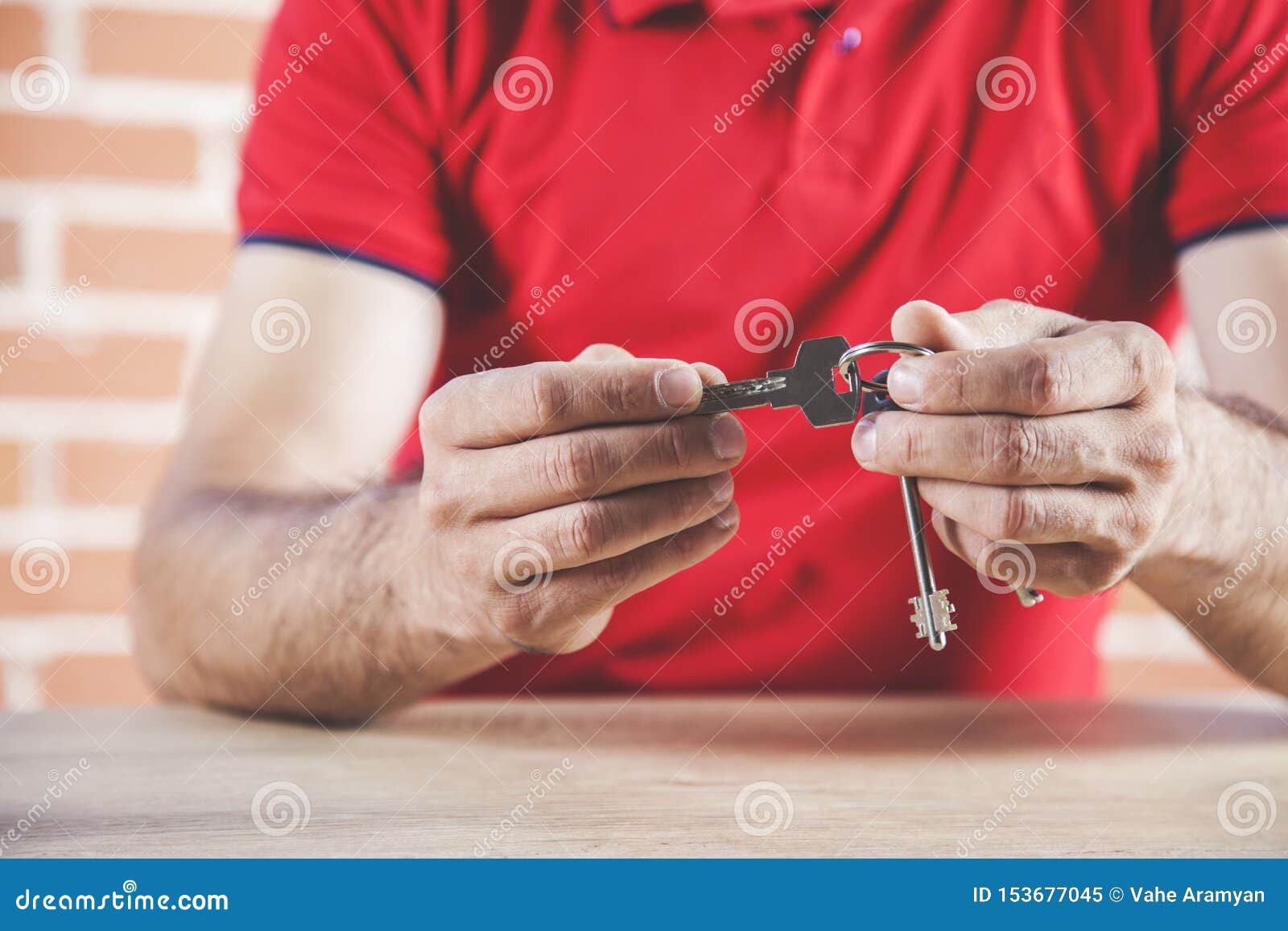 Man hand key stock image. Image of metal, door, human - 153677045
