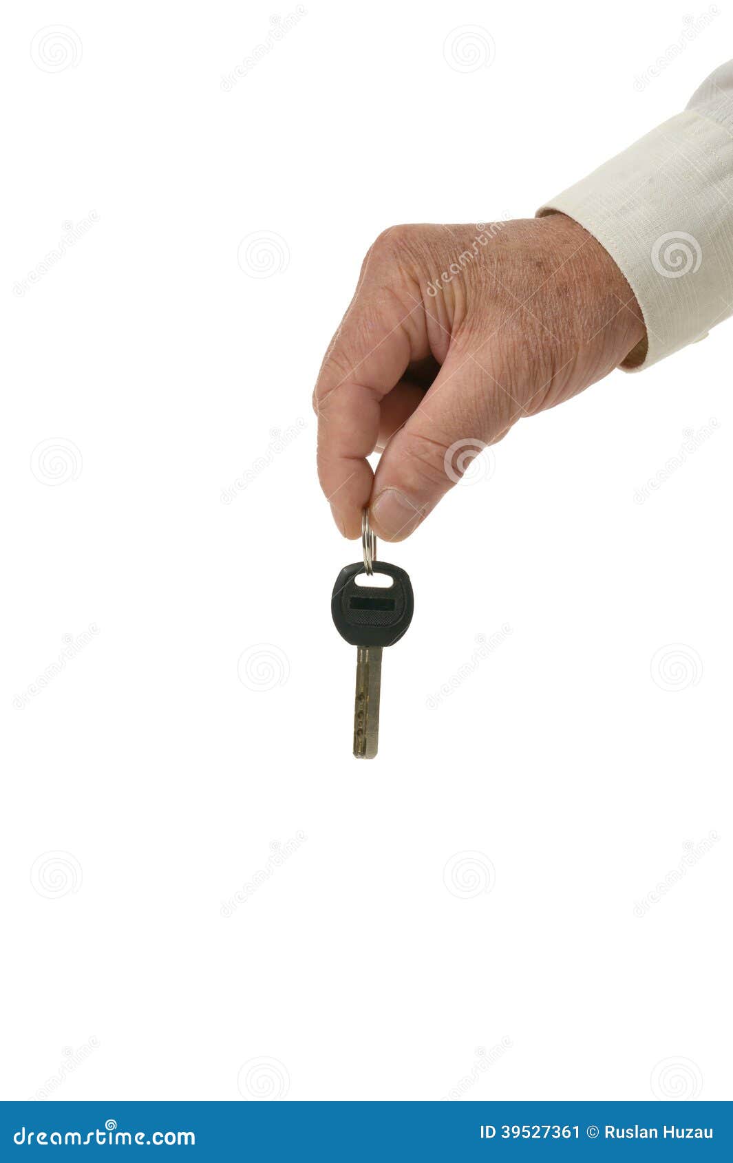 Man hand with keys stock image. Image of relocate, gift - 39527361