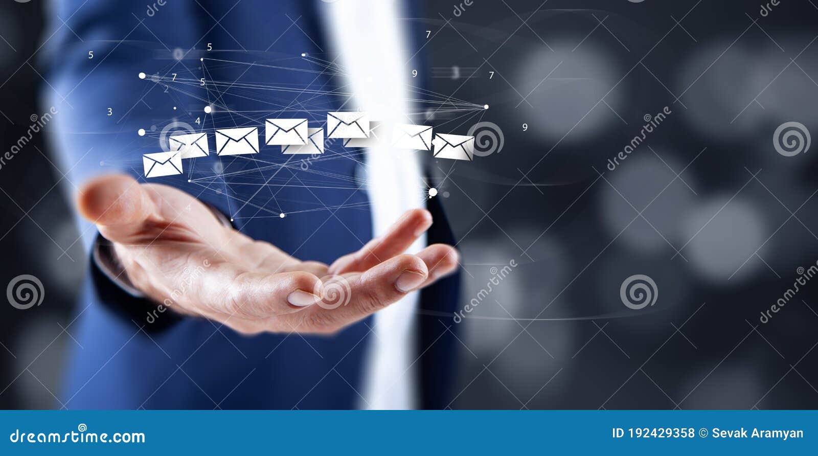 Man Hand Message Sign In Screen Royalty-Free Stock Image ...