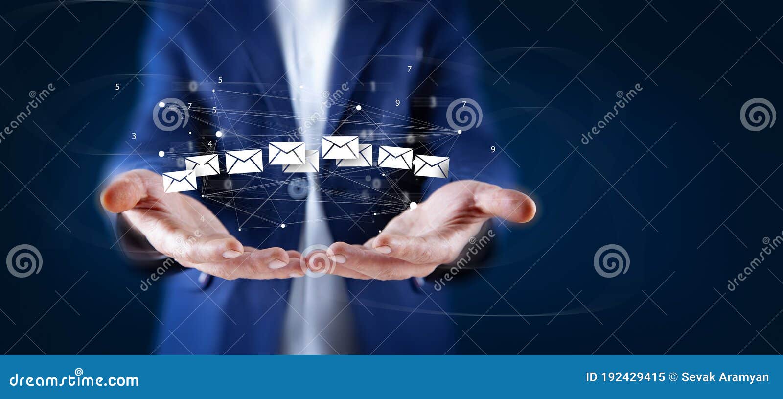 Man Hand Message Sign In Screen Royalty-Free Stock Image ...