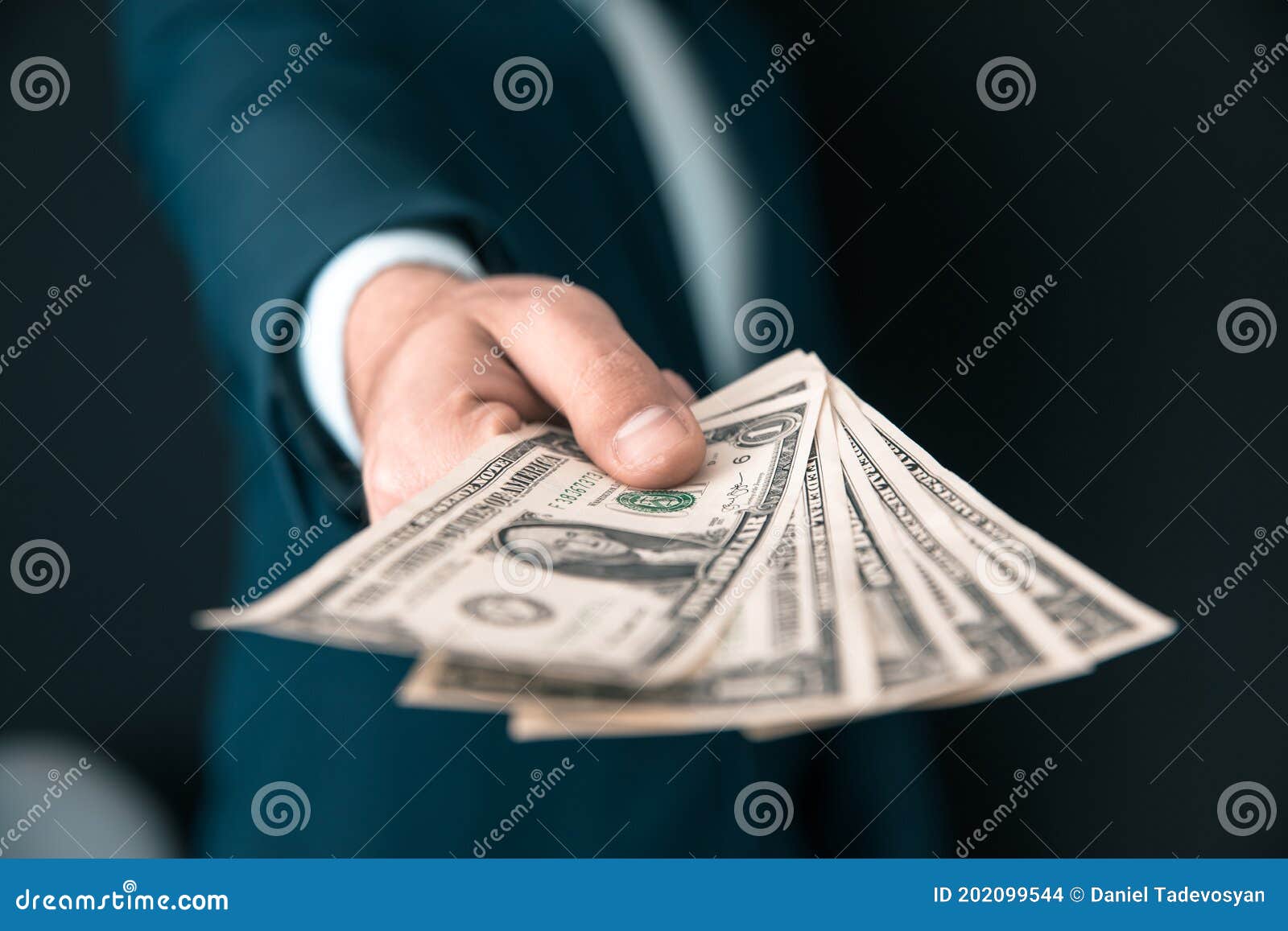 Man hand money stock photo. Image of cash, male, holding - 202099544