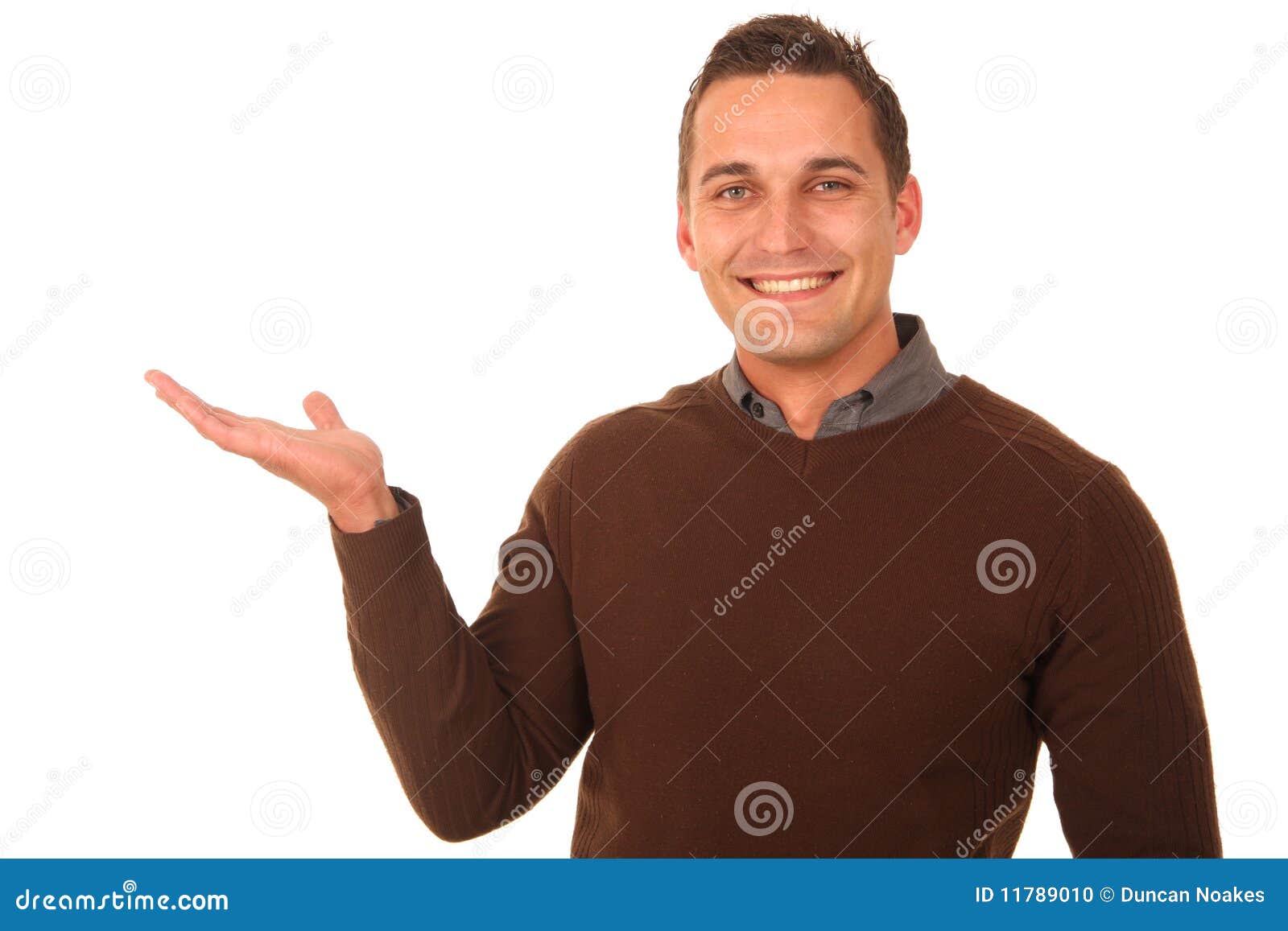 Man with Hand Out stock photo. Image of human, copy, cool - 11789010