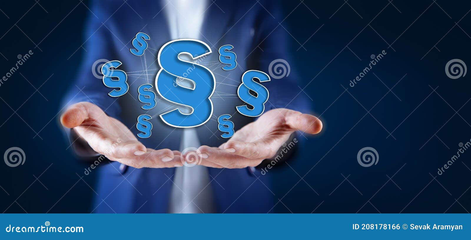 Man hand paragraph symbol stock photo. Image of information - 208178166