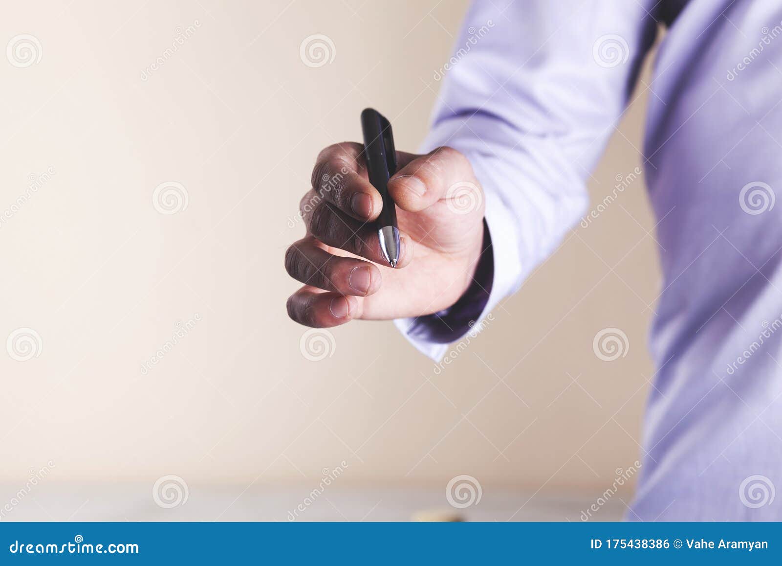 Man hand pen in screen stock photo. Image of young, person - 175438386