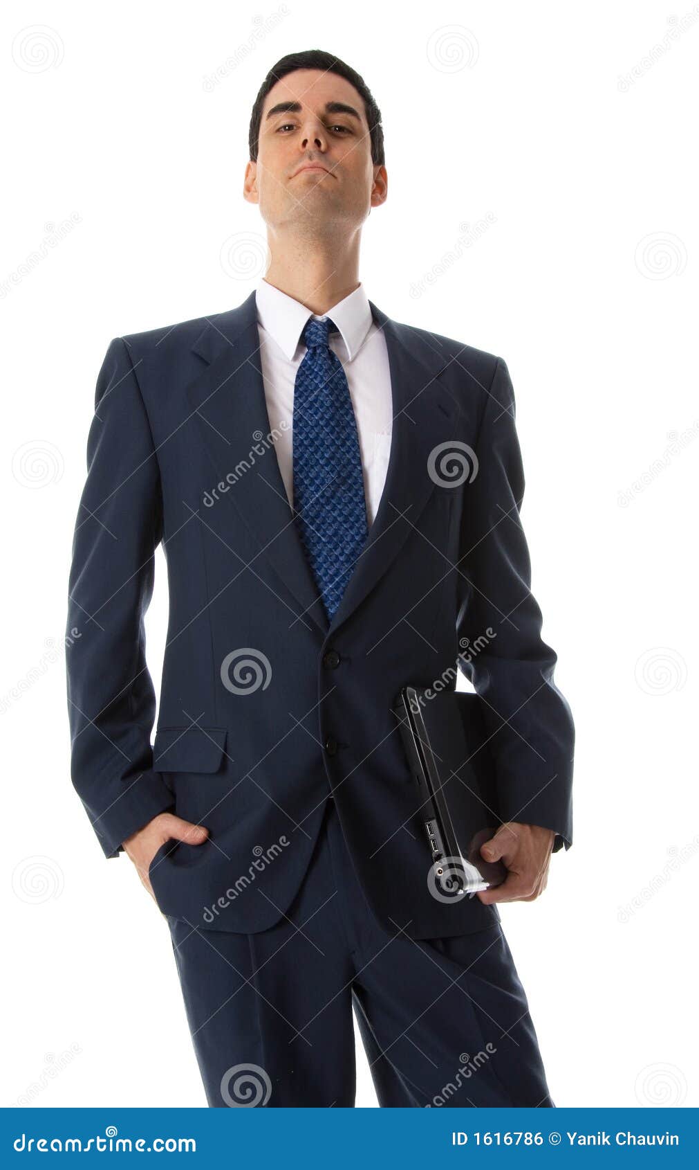 Man with hand in pocket stock photo. Image of employee - 1616786