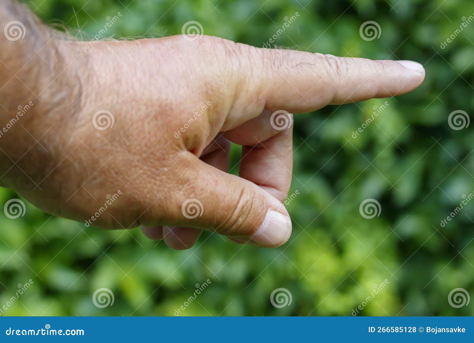 Man Hand Pointing To the Right Stock Photo - Image of direction, open ...