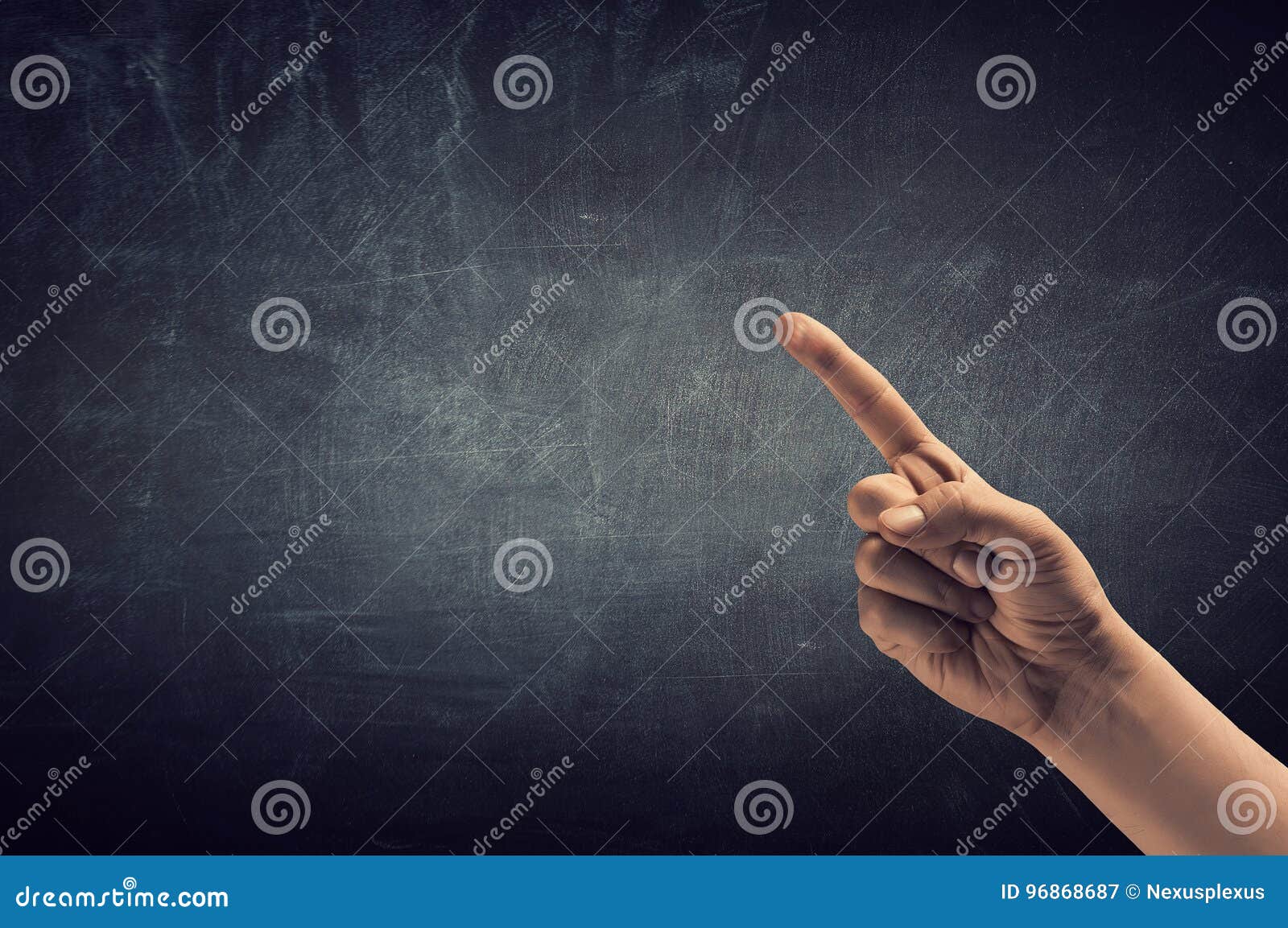 Man Hand Showing Forefinger Stock Image - Image of show, forefinger ...