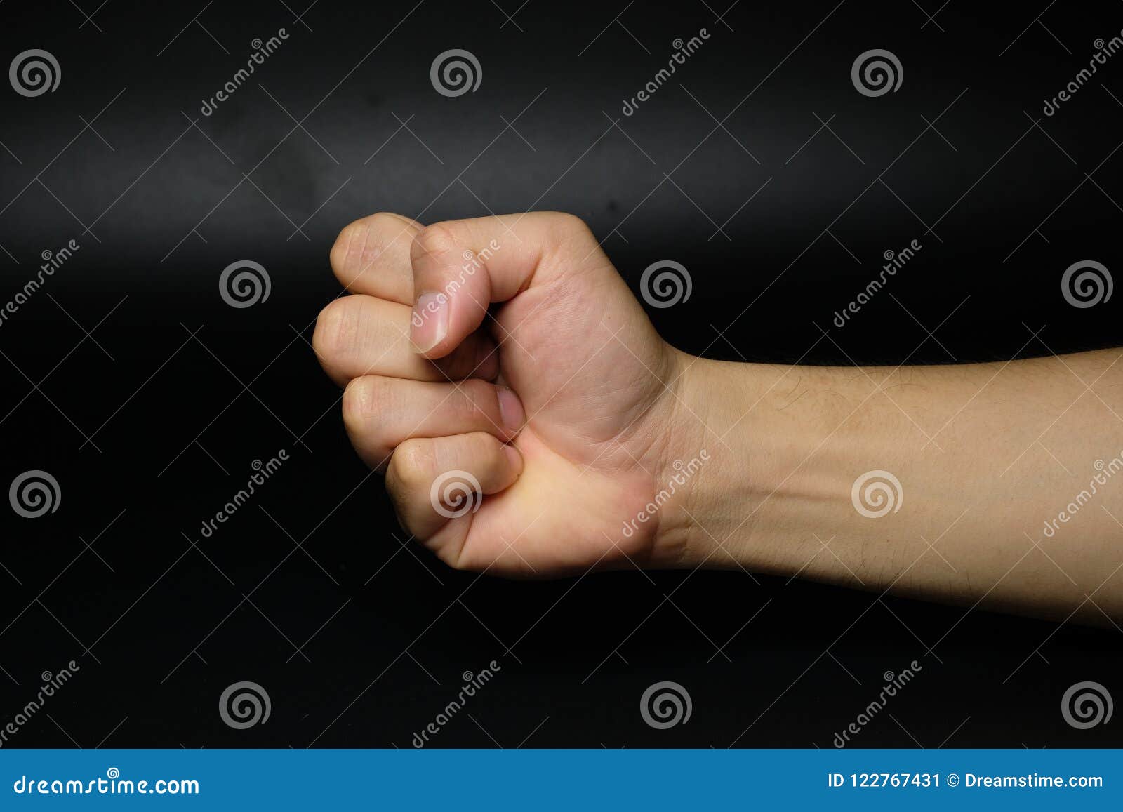 Man Hand Sign on Back Background. Stock Image - Image of people, mans ...