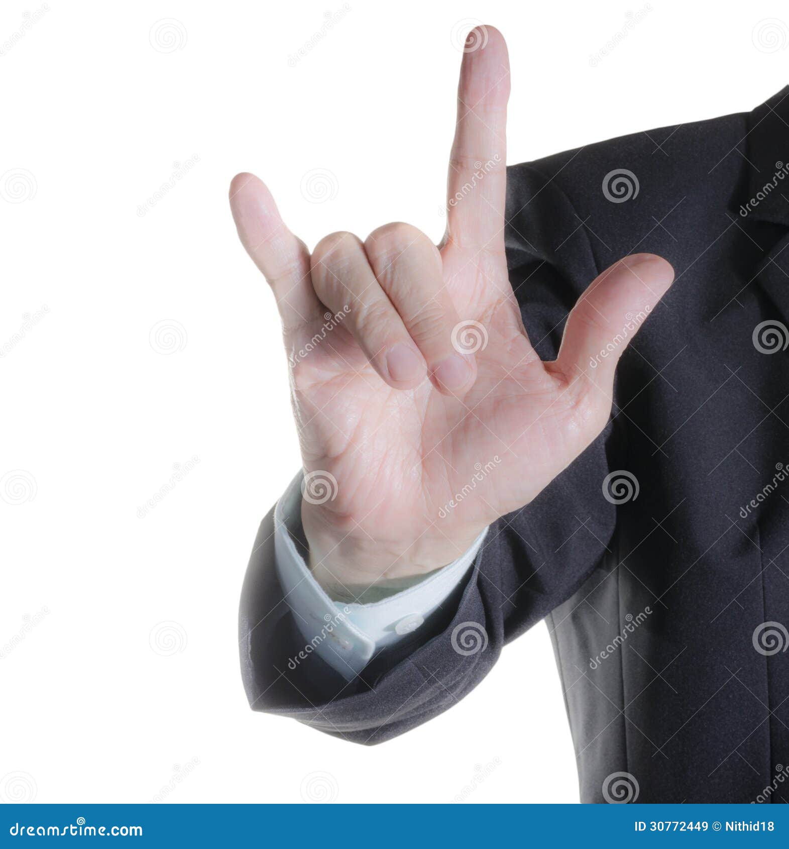 Man hand sign stock image. Image of closeup, winning - 30772449