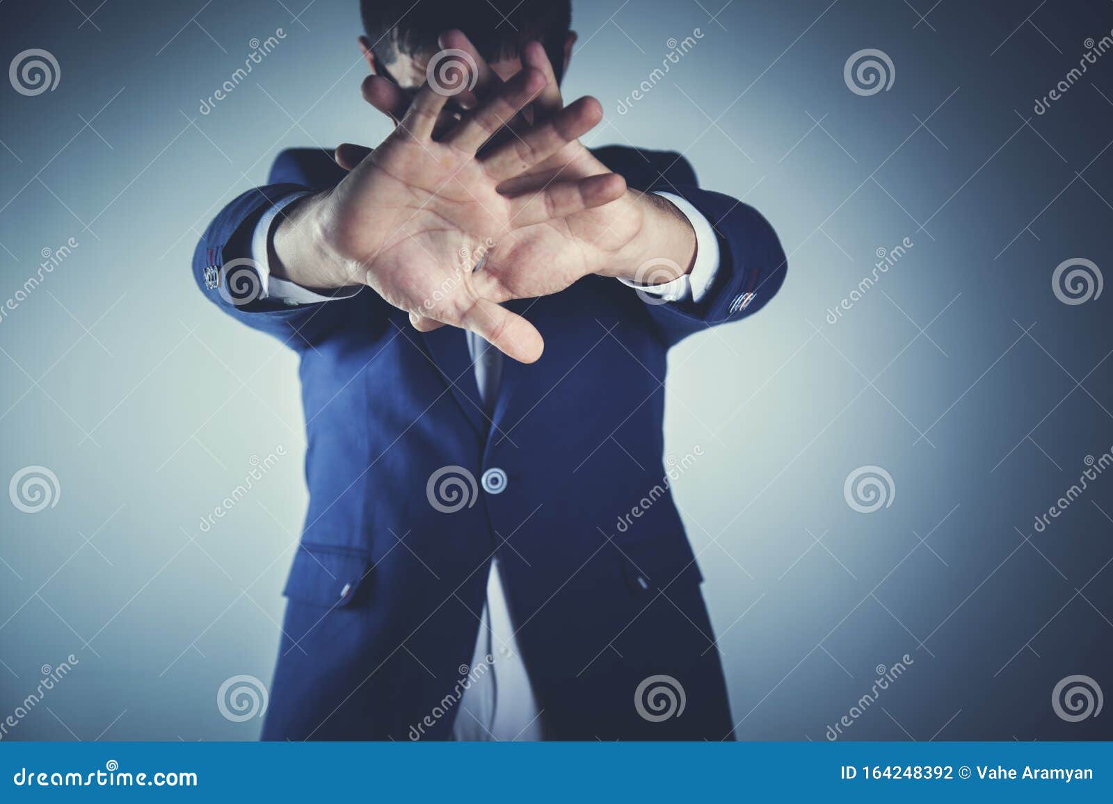 Man hand stop sign stock photo. Image of human, stop - 164248392