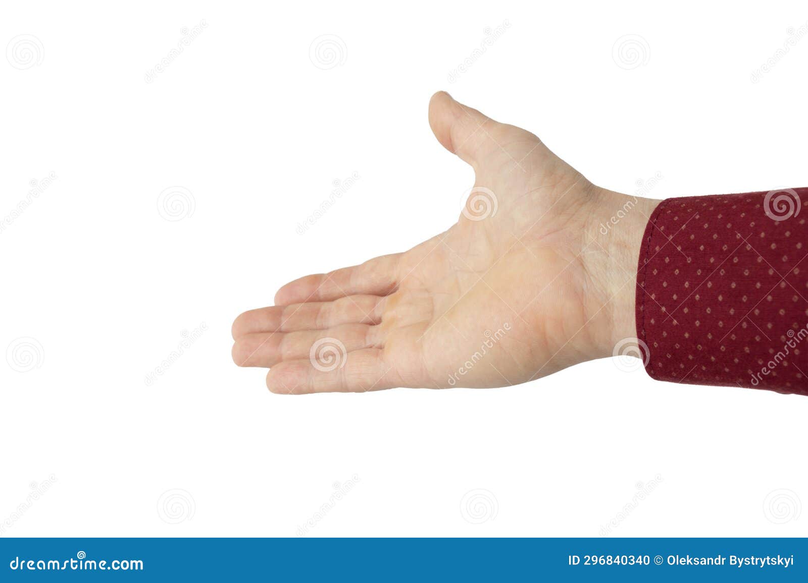 Man Hand Stretches Out To Take Something Stock Photo - Image of ...