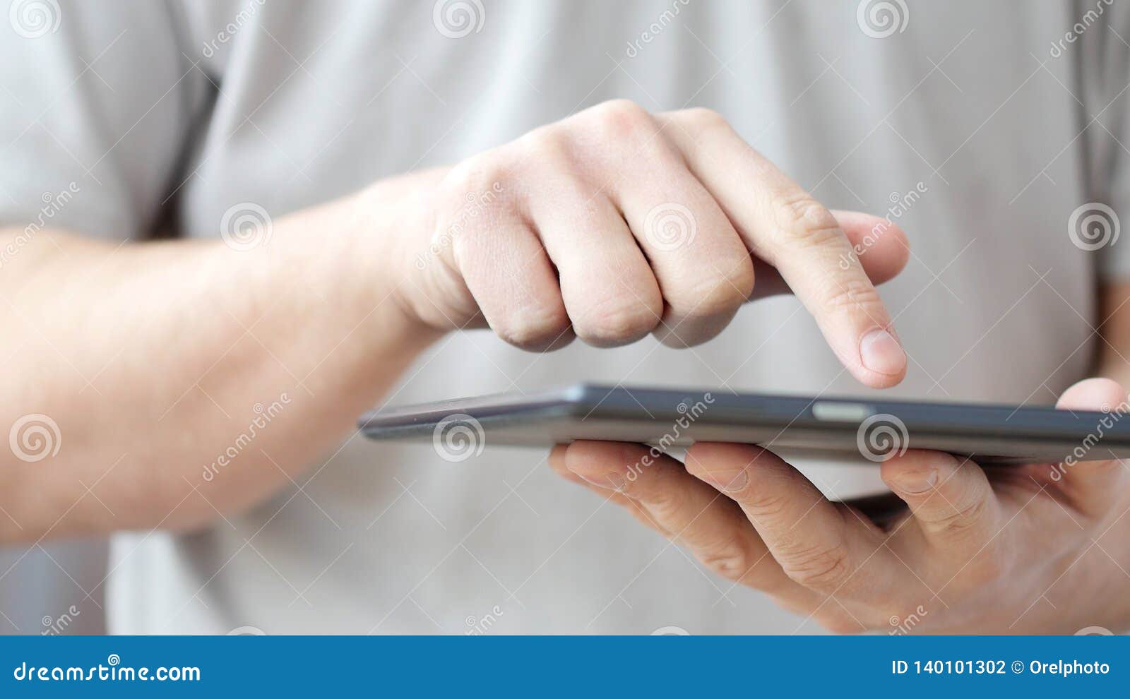 Man Hand Touching Screen on Modern Digital Tablet Pc Stock Photo ... Man Hand Touching Screen on Modern Digital Tablet Pc Stock Photo ...