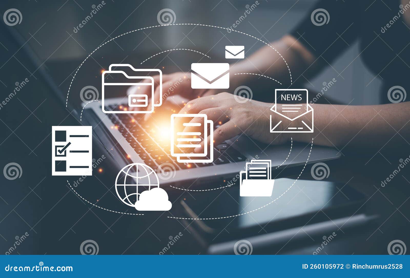 Man Hand of Unrecognizable Man Using Interactive Electronic Documents ...