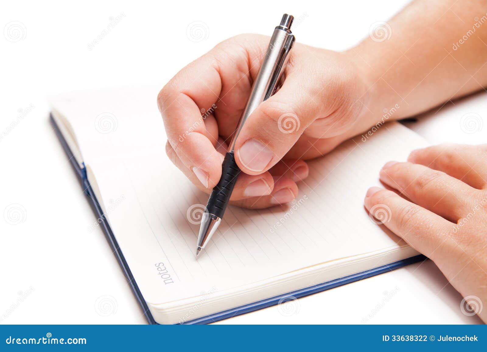 Man Hand Writing in Open Book on White Stock Photo - Image of filling ... Man Hand Writing in Open Book on White Stock Photo - Image of filling ...