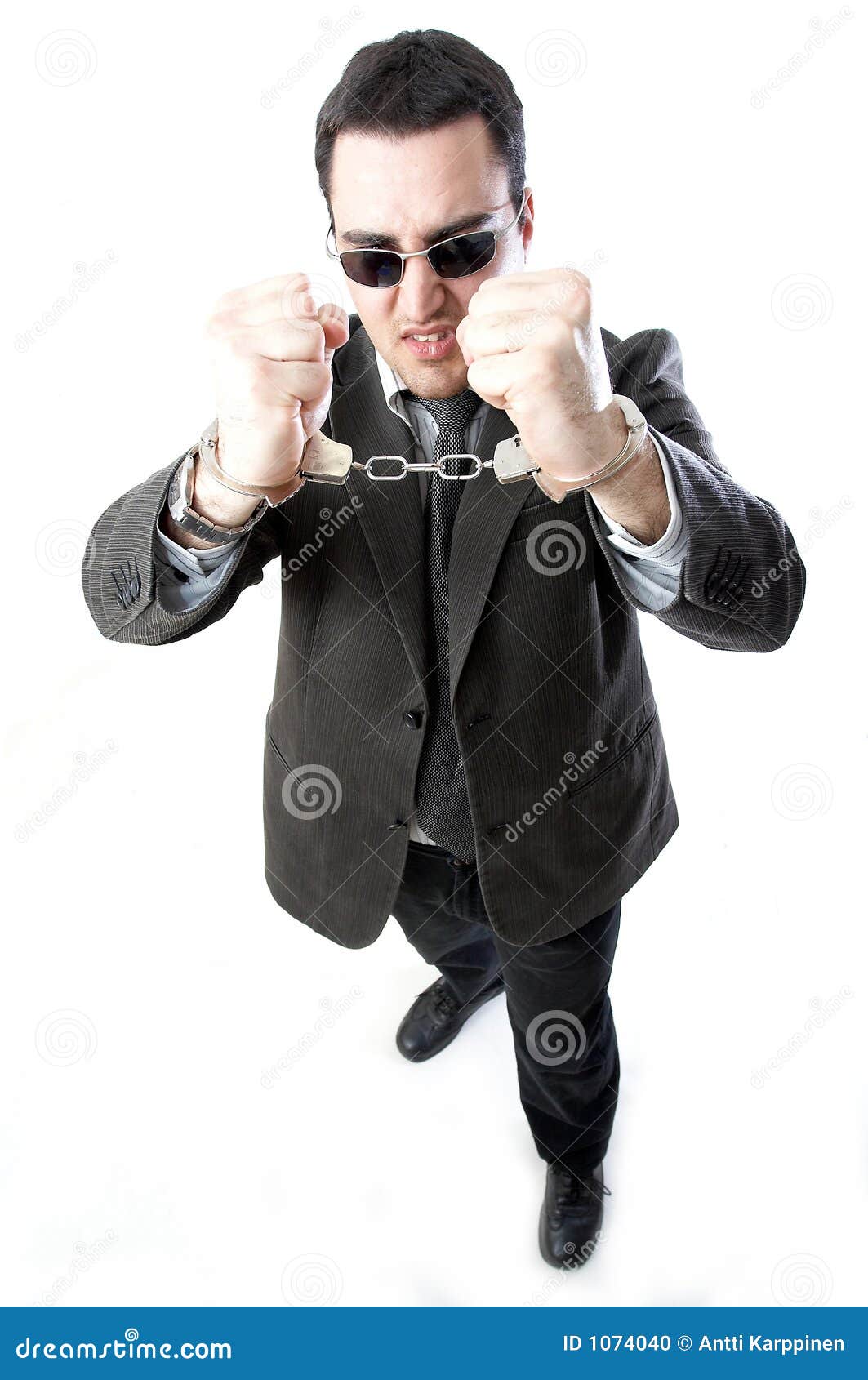 Man In Handcuffs Picture. Image: 1074040