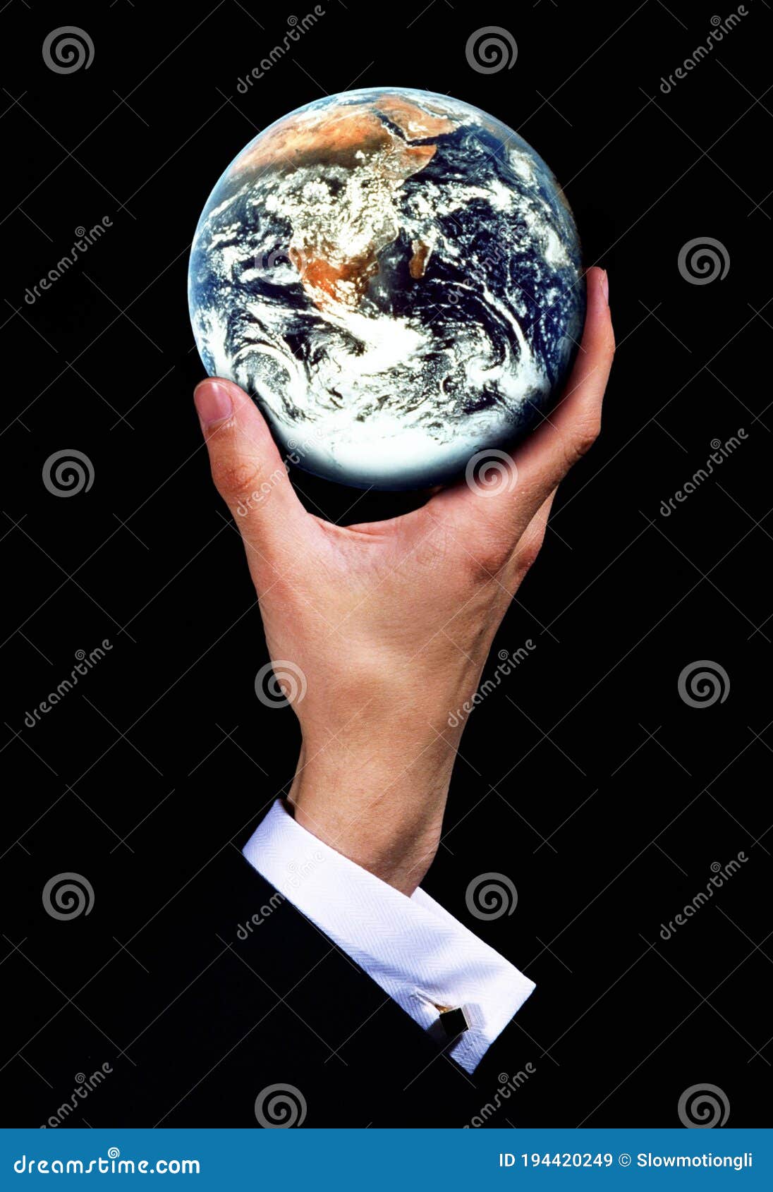 MAN HANDING EARTH, SYMBOLIC IMAGE Stock Image - Image of concepts ...