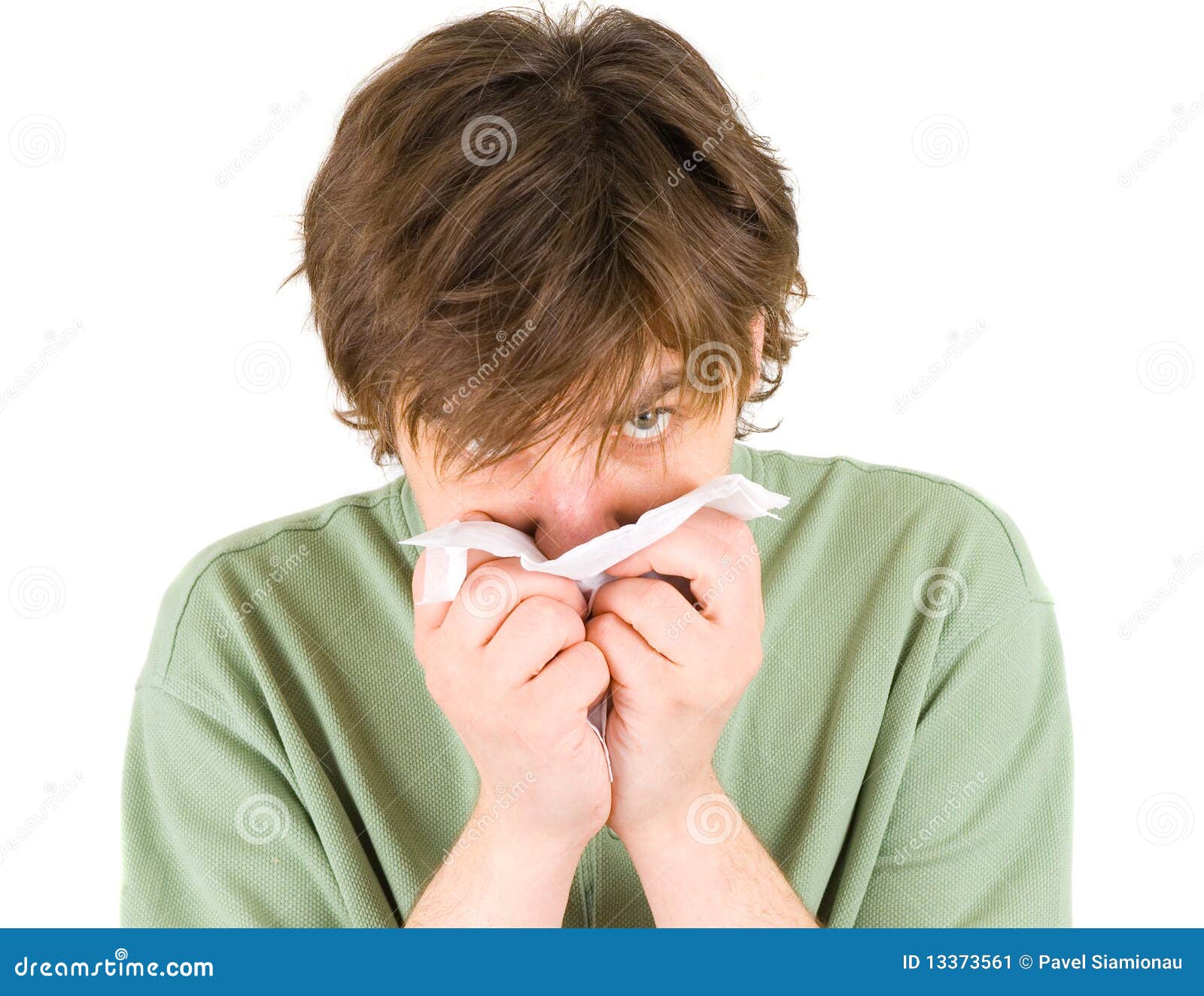 Man with a handkerchief stock image. Image of white, adult - 13373561