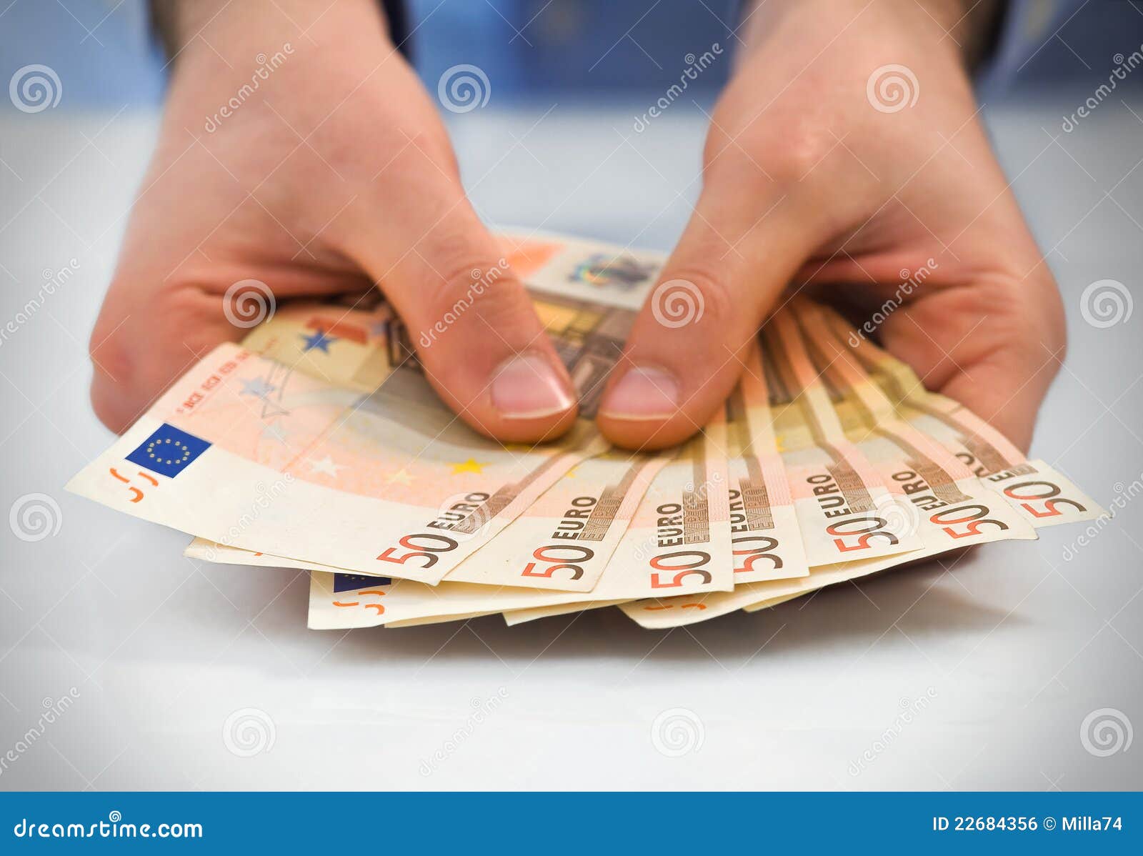 Man handling money. stock photo. Image of cash, concept - 22684356