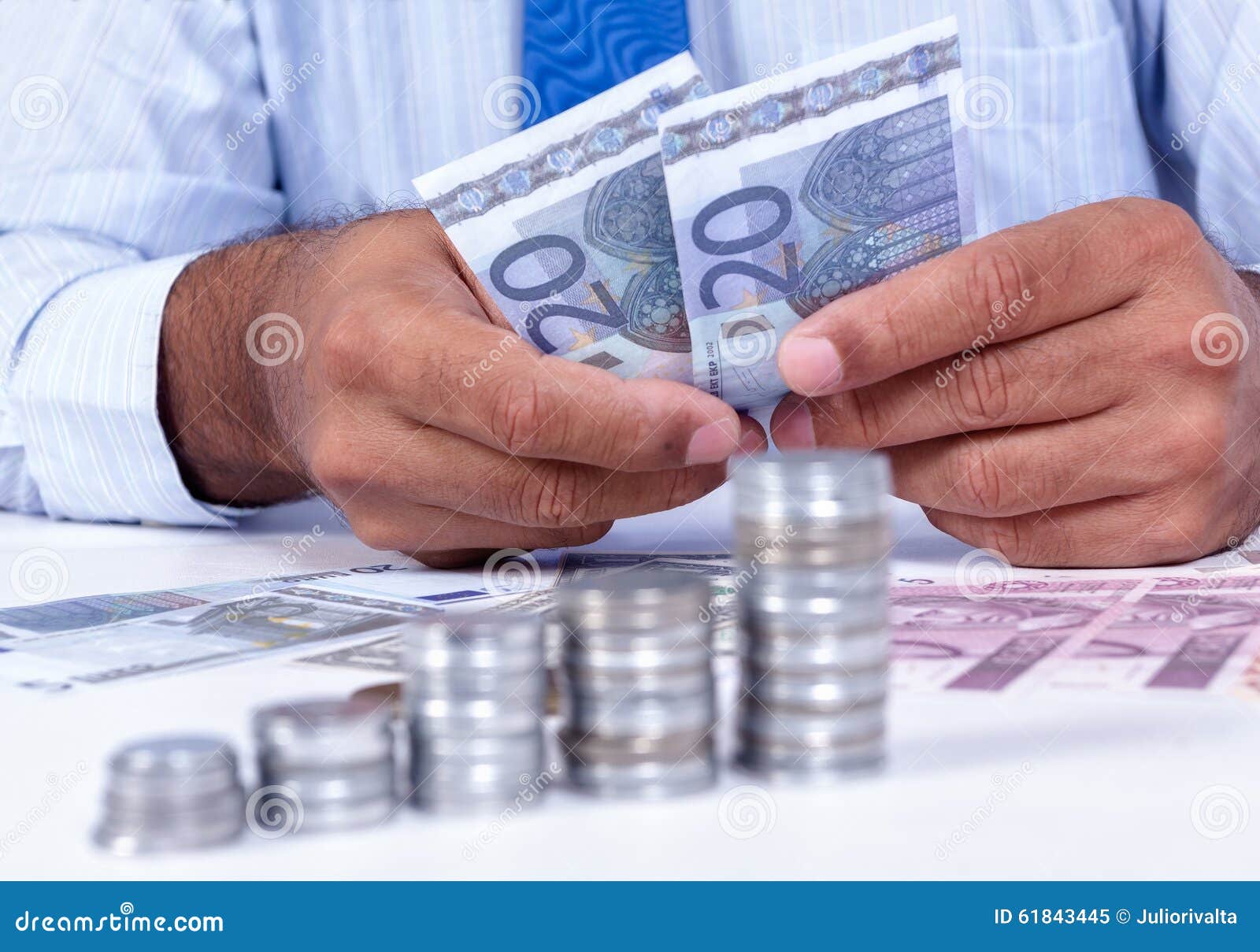Man handling money stock image. Image of growth, gold - 61843445