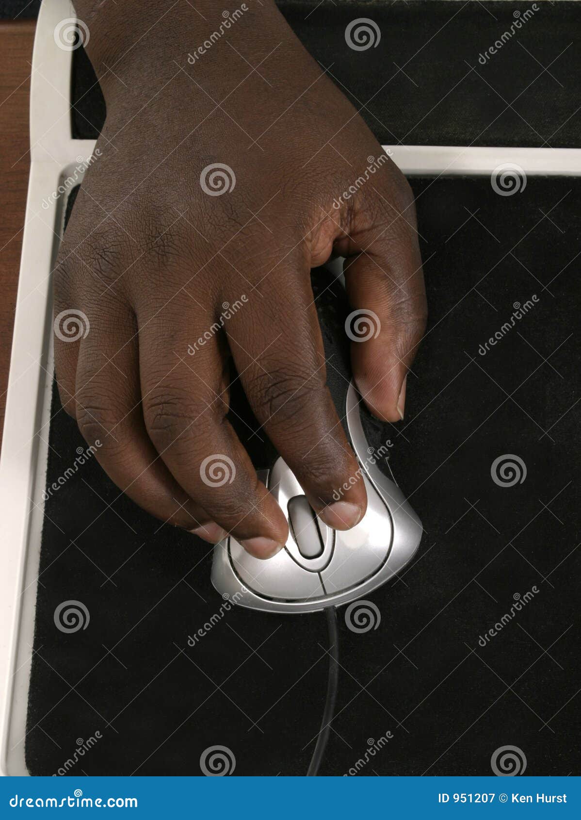 Man Hands on Computer Mouse 2 Stock Image - Image of hand, american: 951207