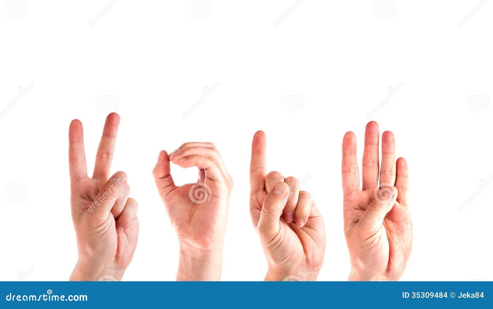 Man Hands Forming Number 2014 Stock Photo - Image of creative, postcard ...