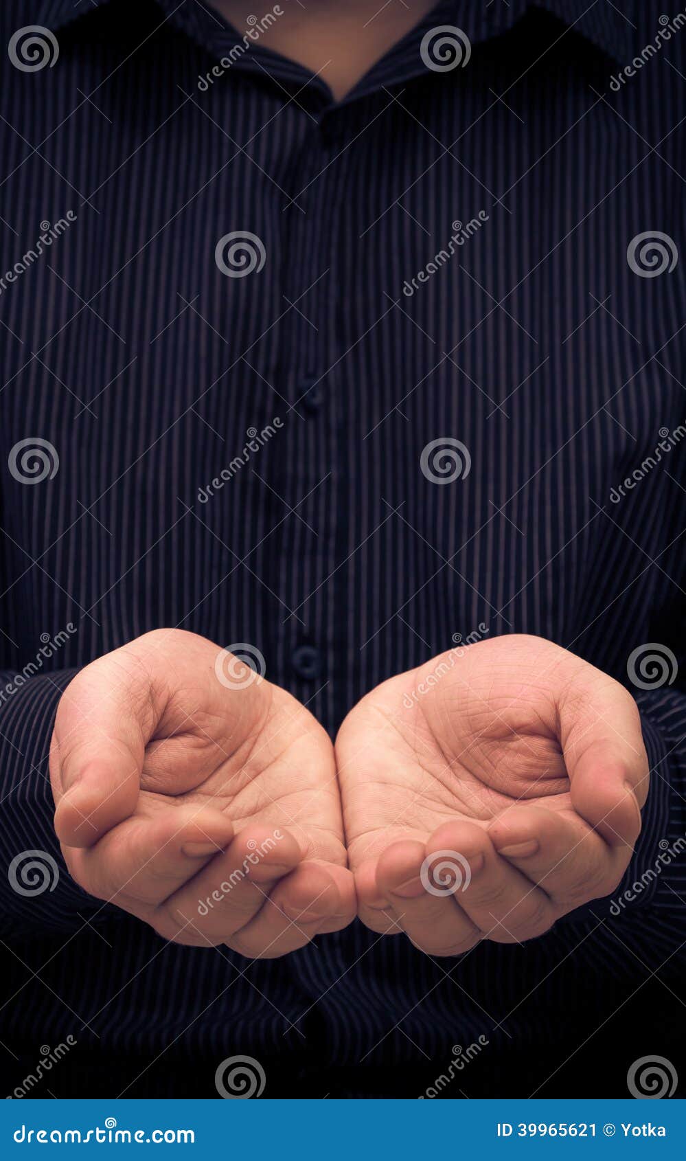 Man Hands Gesture Holding Ask Help Stock Image - Image of concept, gift ...