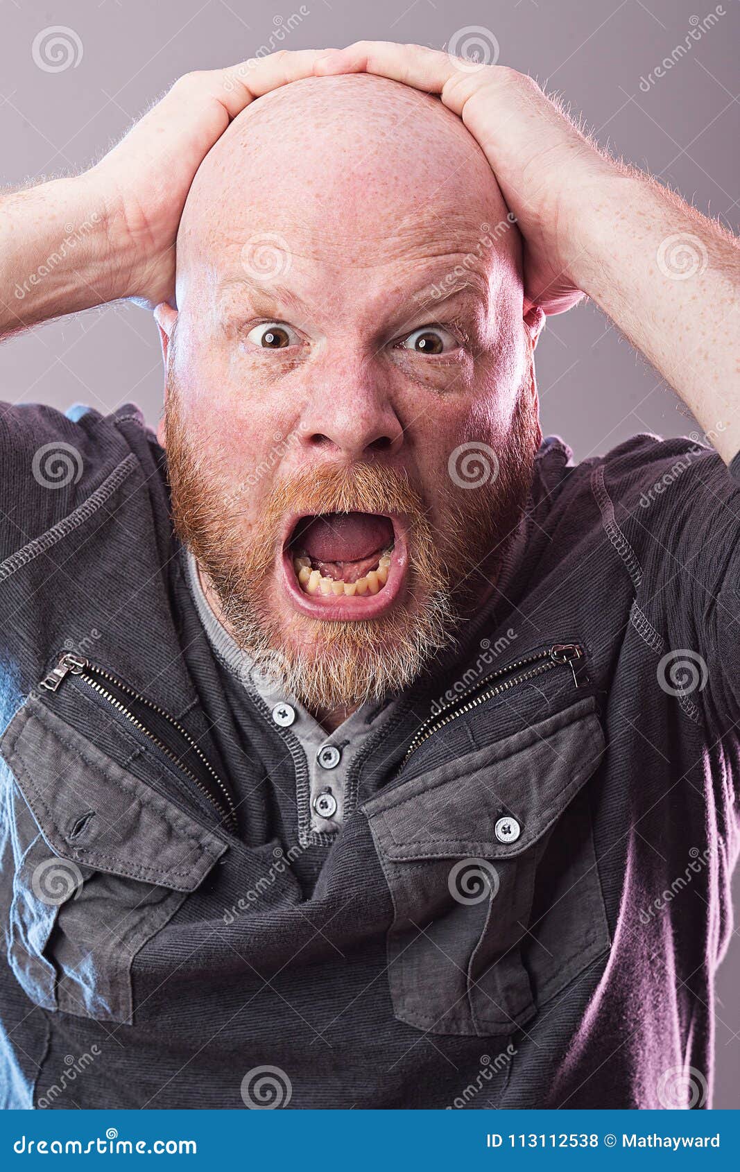 Shocked Man with Expression of Disbelief Stock Photo - Image of ...