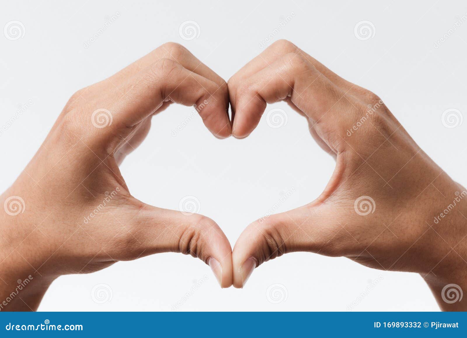 Man Hands Making a Heart Shape Stock Photo - Image of girl, making ...