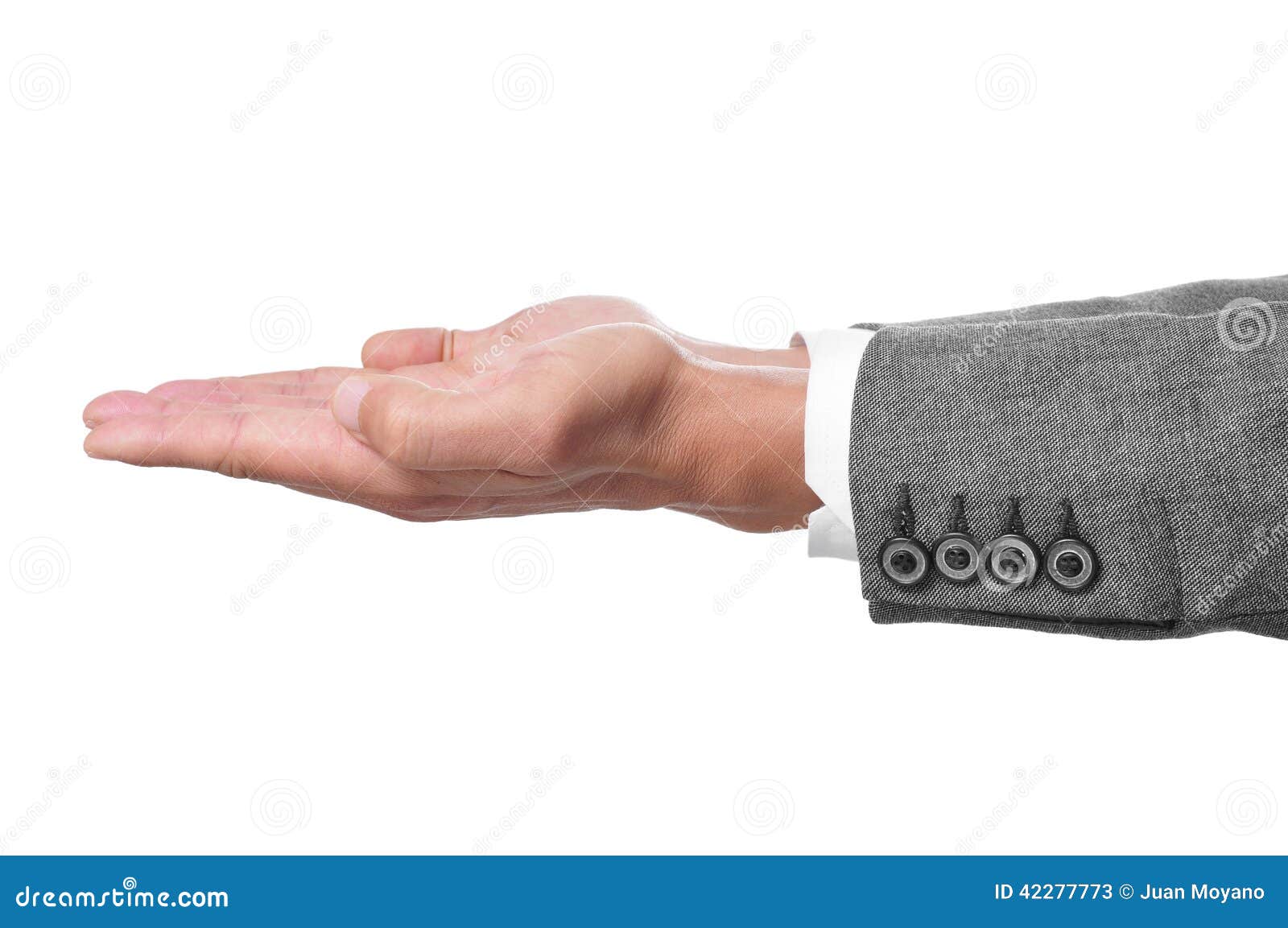 Man Hands Open As Showing or Holding Something Stock Image - Image of ...