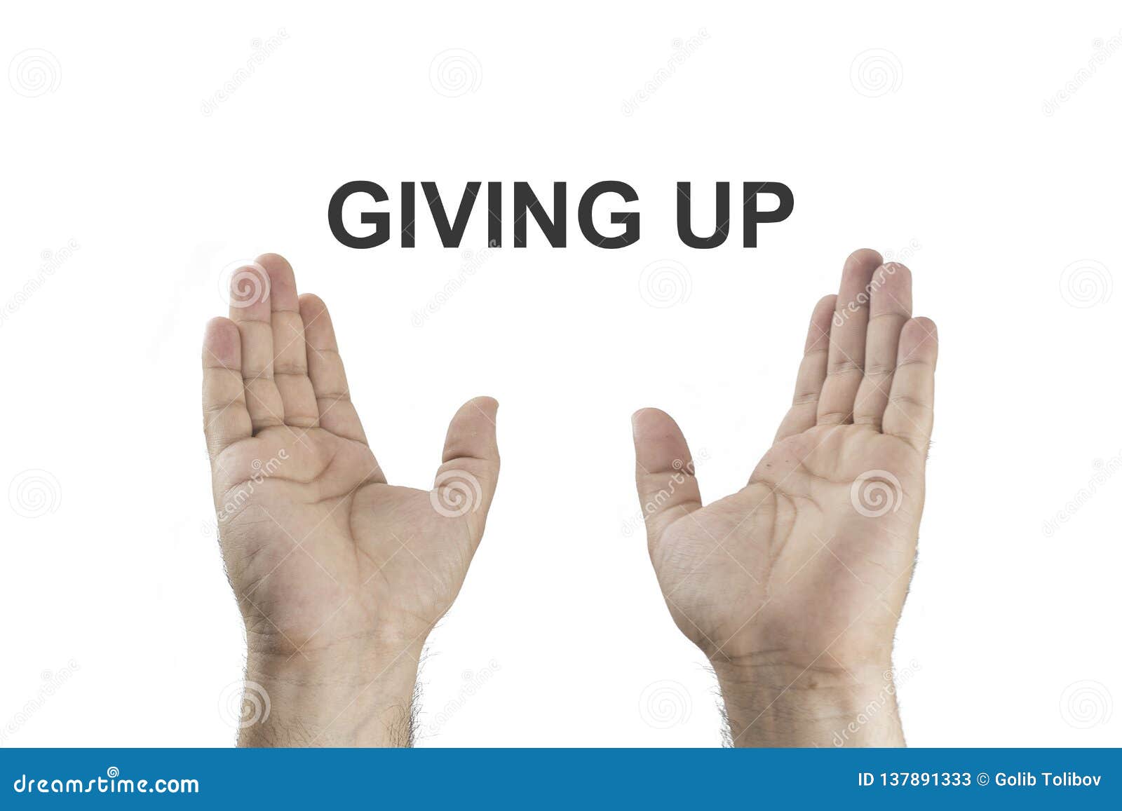 Giving up man stock image. Image of giving, give, person - 137891333