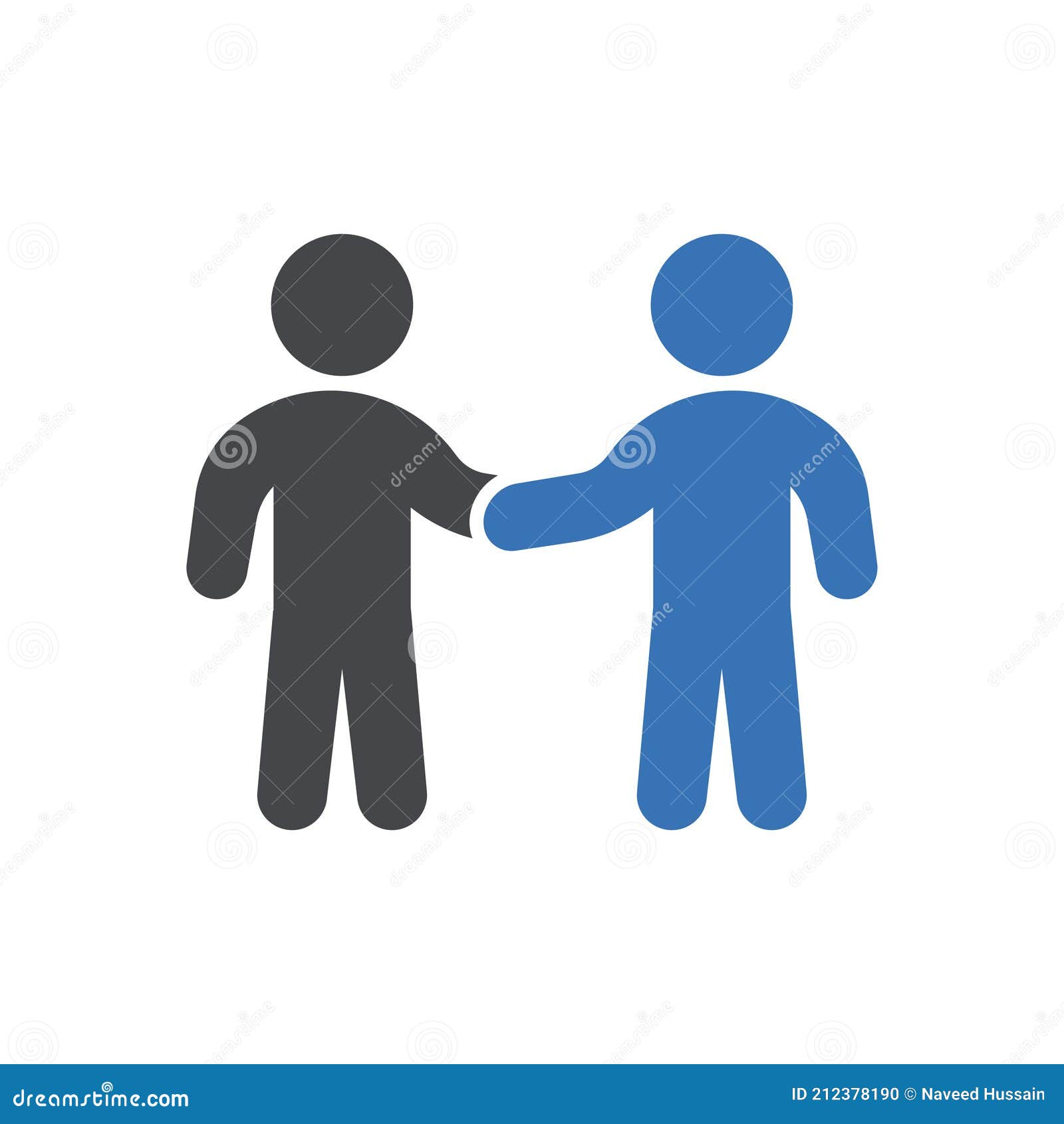 Man handshake stock vector. Illustration of handshake - 212378190