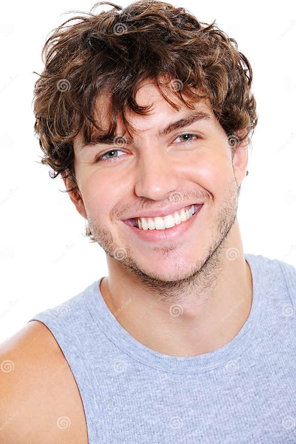 Man with happy smile stock photo. Image of vertical, healthy - 11571266