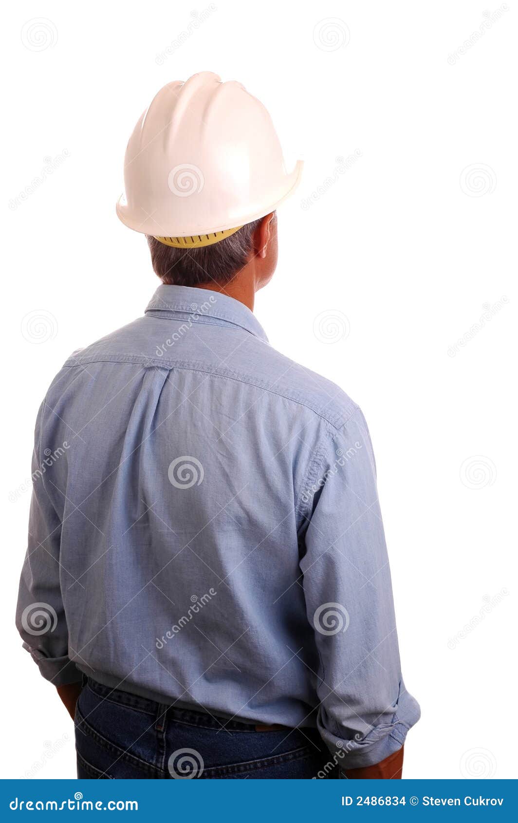 Man in hardhat stock photo. Image of handyman, person - 2486834