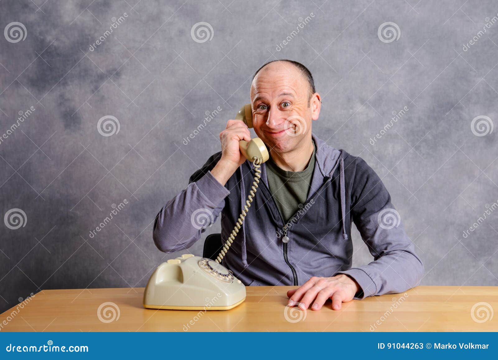 Man has a good, phone call stock image. Image of career - 91044263