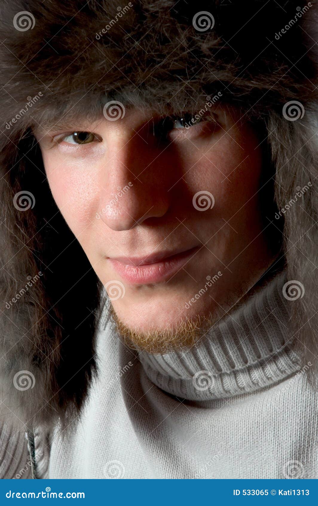 Man with hat stock image. Image of smiles, beart, russia - 533065