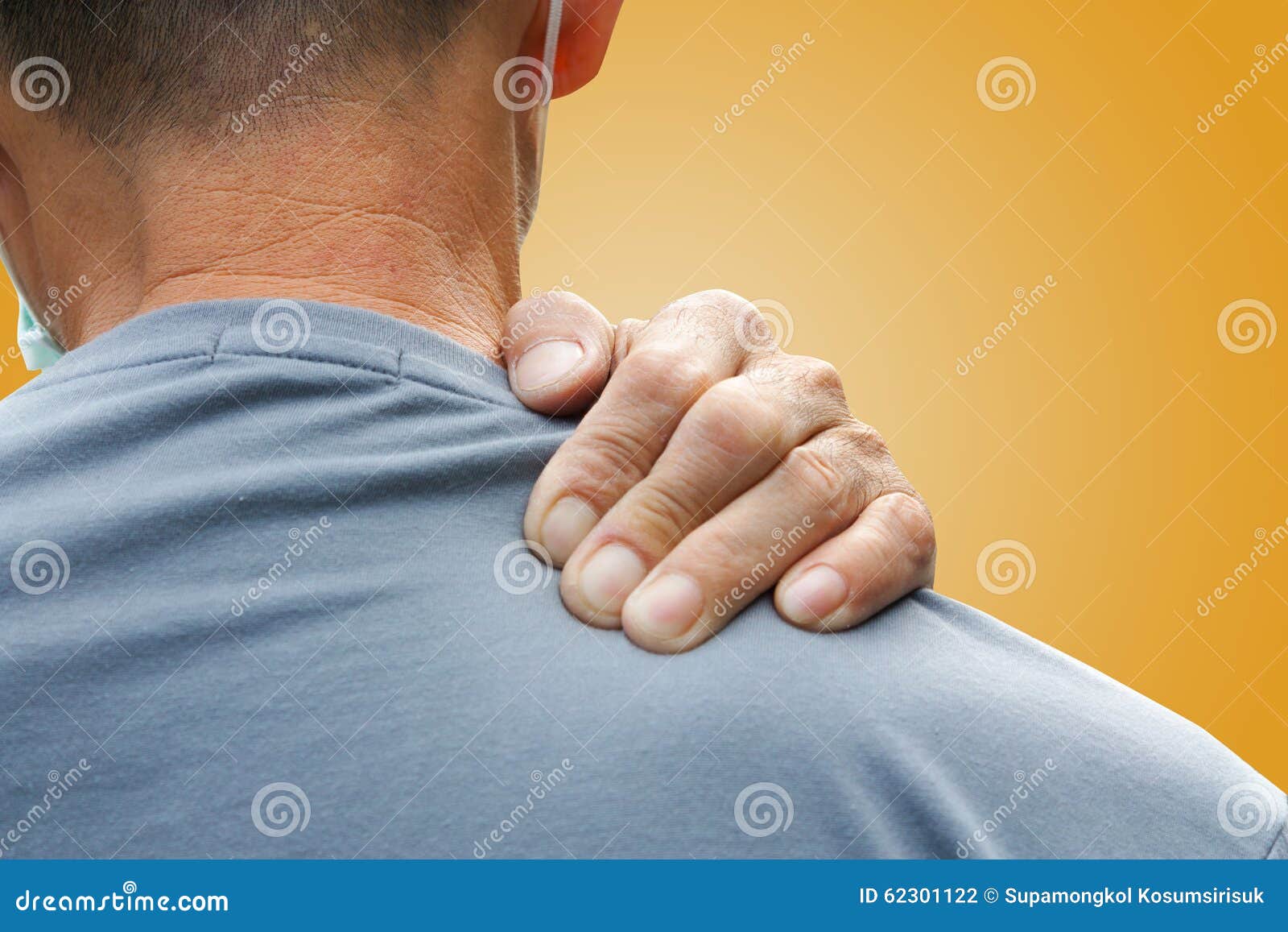 Man having a back ache stock photo. Image of expression - 62301122