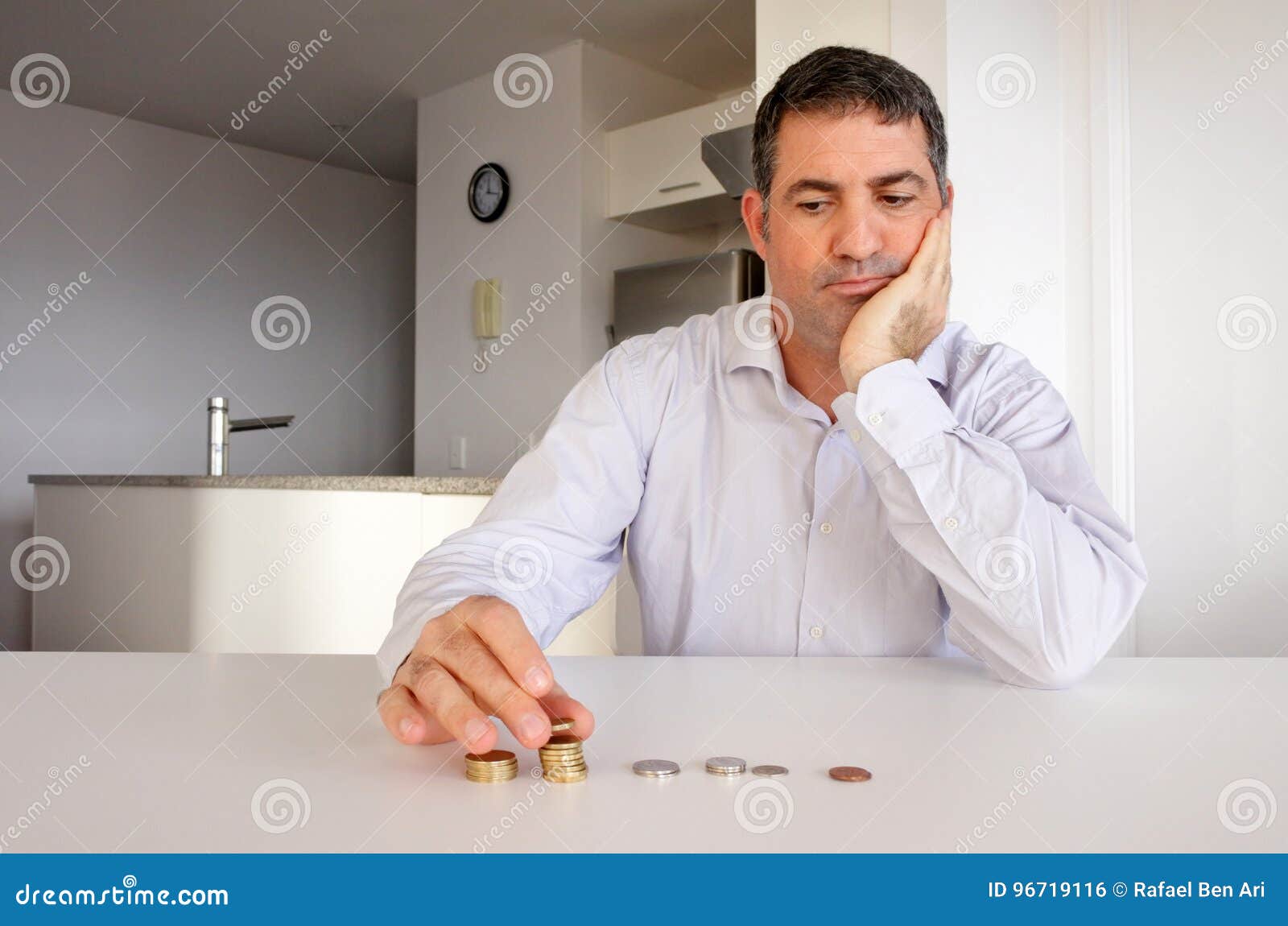 Man Having Financial Problems Stock Photo - Image of discussion, crisis ...