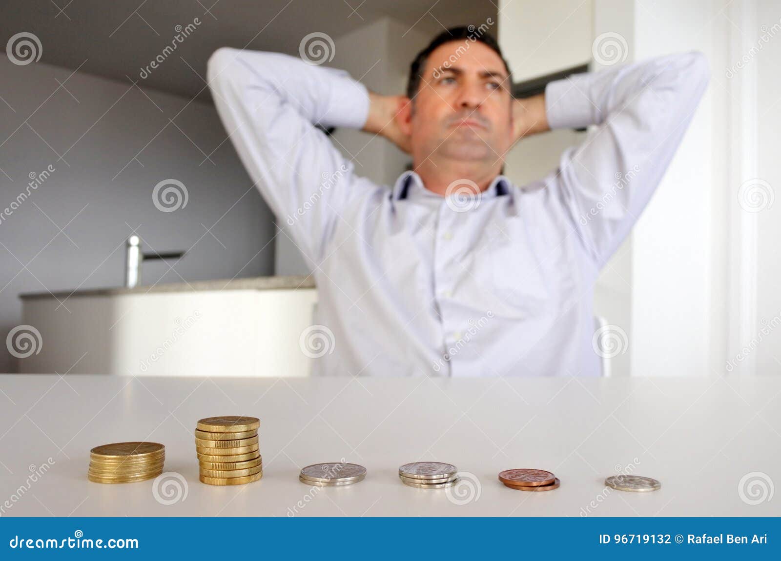 Man Having Financial Problems Stock Photo - Image of people, economic ...