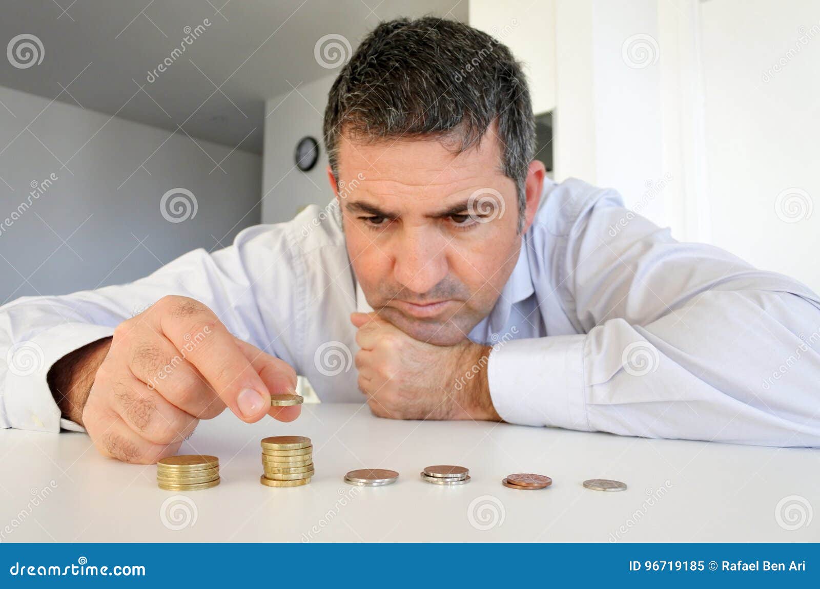 Man Having Financial Problems Stock Image - Image of frustrated ...